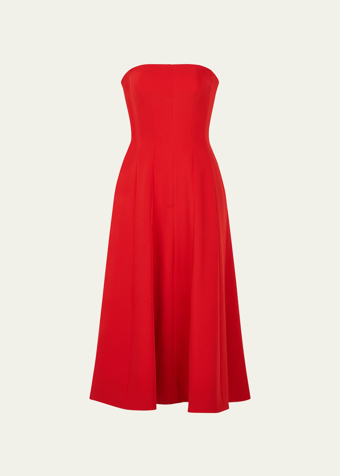 Halston Emelia Strapless Crepe A-Line Dress - Bergdorf Goodman