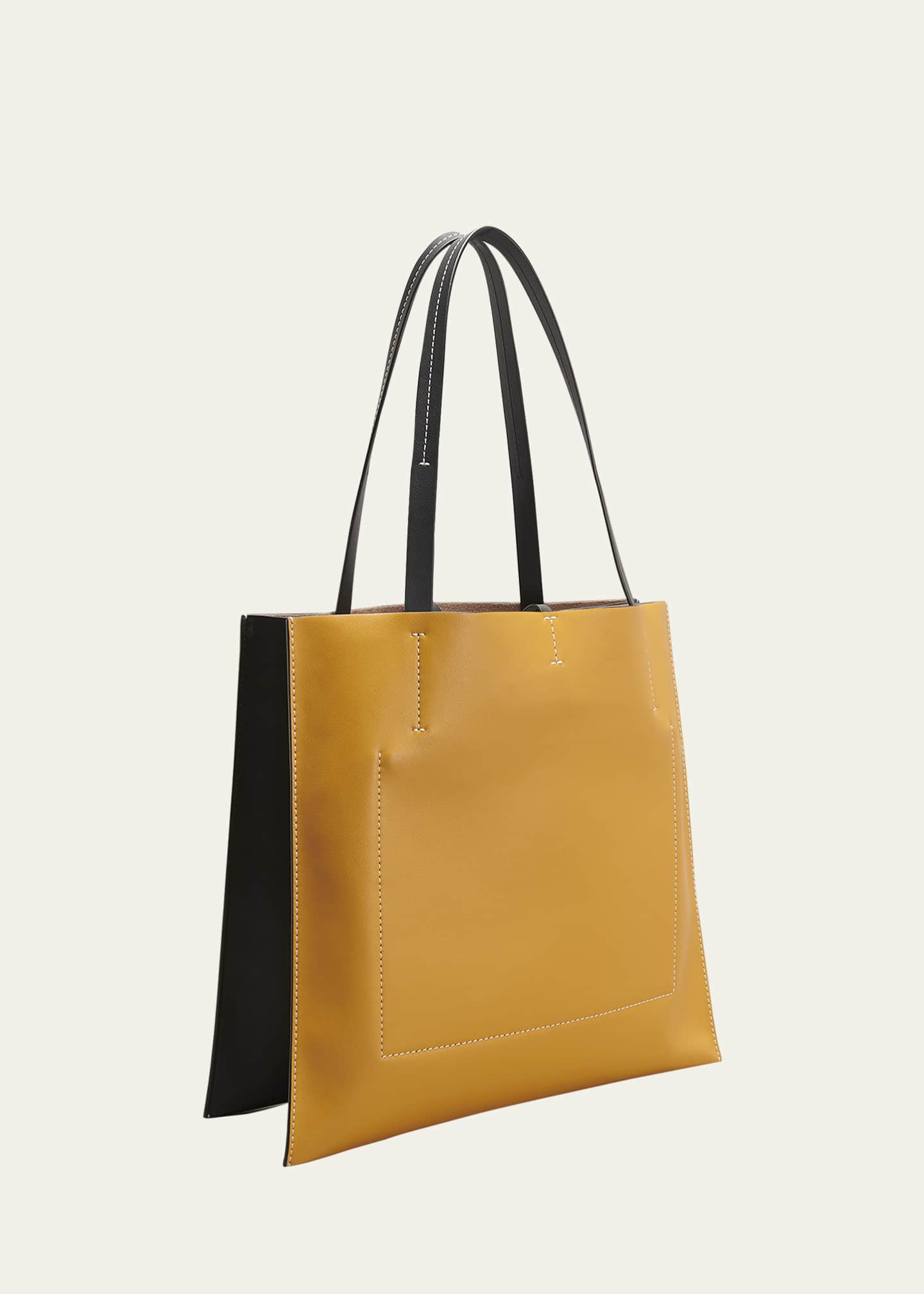 Proenza Schouler White Label Twin Double Compartment Leather Tote Bag ...