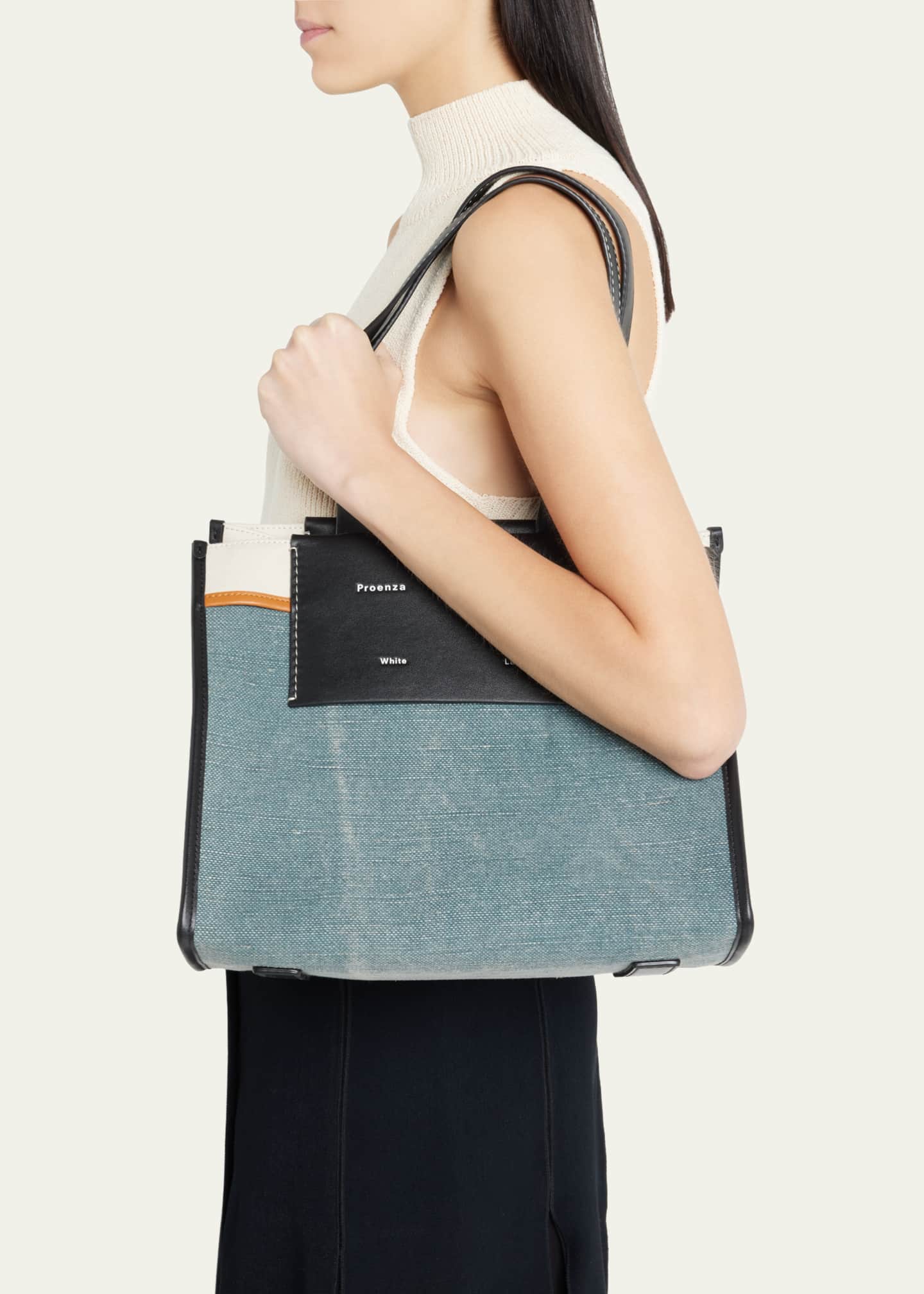 Proenza Schouler White Label Morris Large Canvas Tote Bag - Bergdorf ...