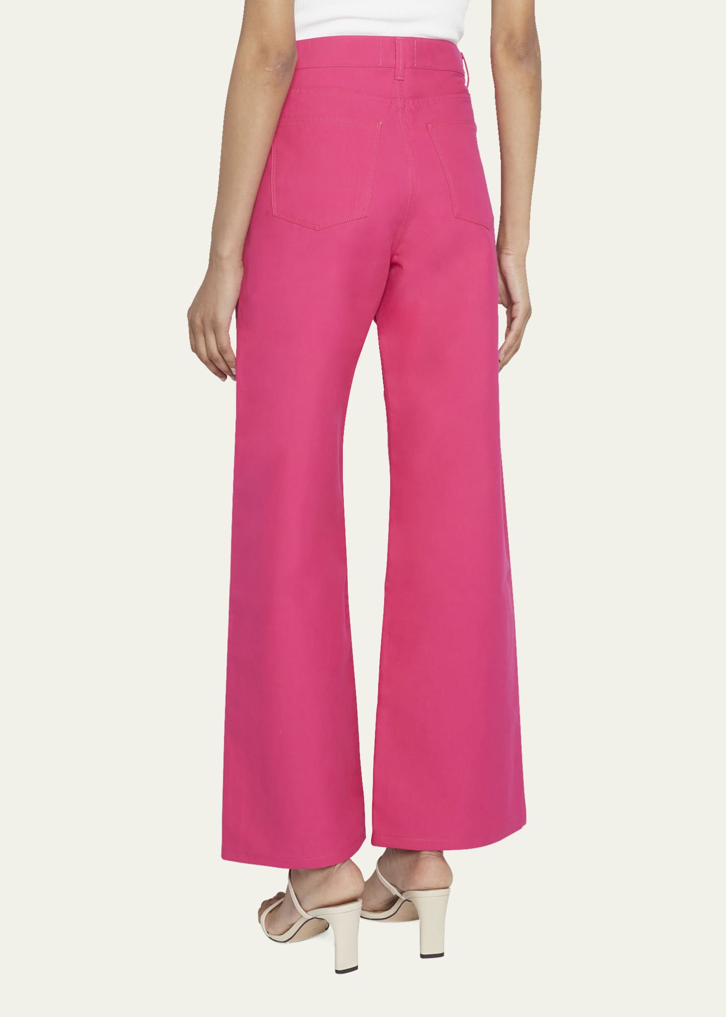 Wandler Magnolia High Rise Cropped Wide Jeans - Bergdorf Goodman