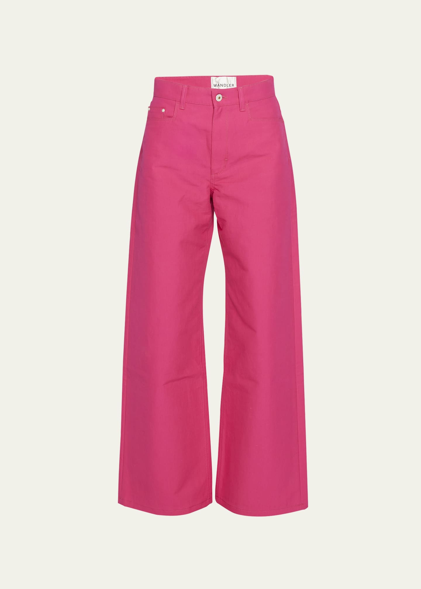 Wandler Magnolia High Rise Cropped Wide Jeans - Bergdorf Goodman