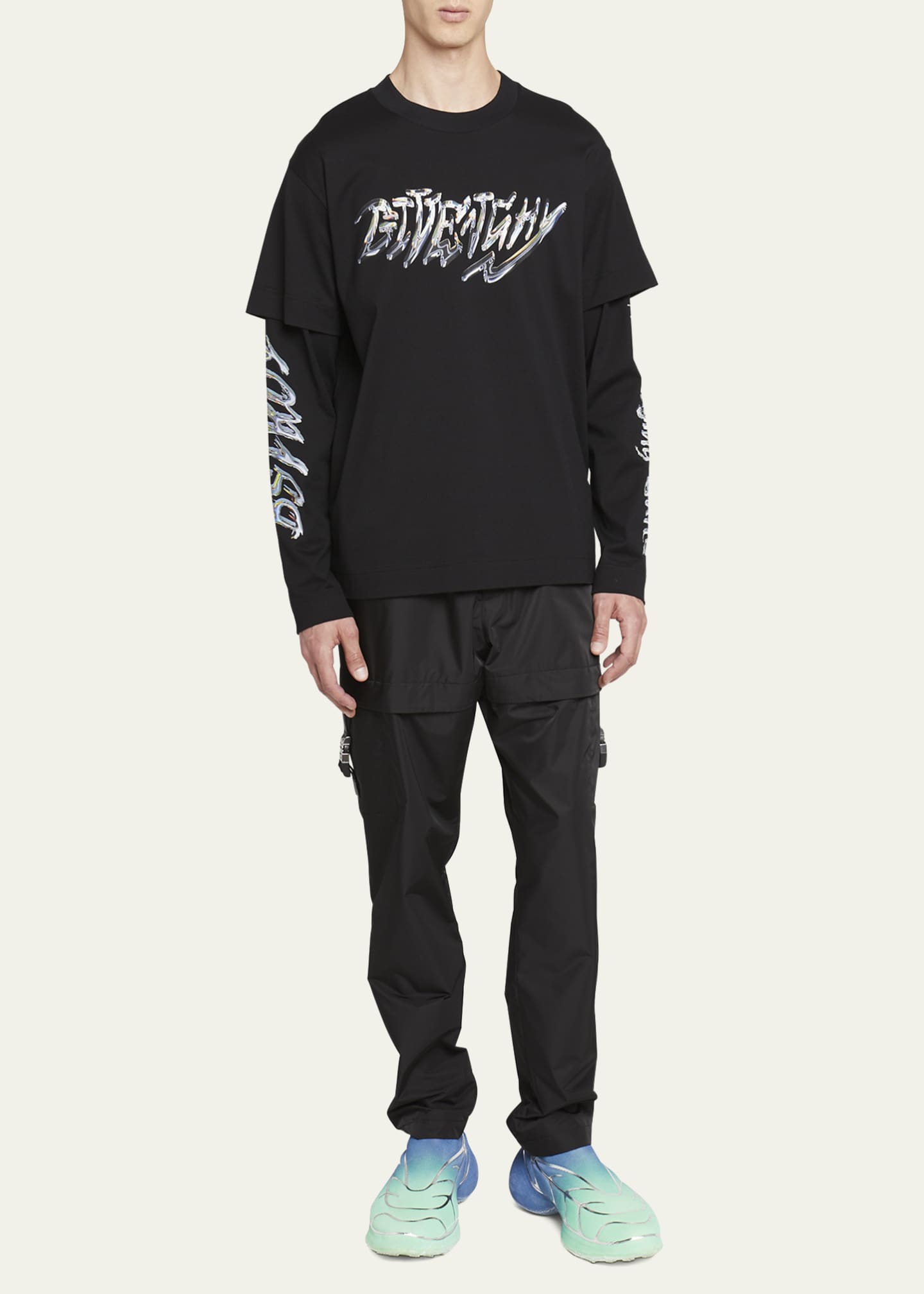 Givenchy Men's TK-360+ Slip-On Technical Mesh Mid-Top Sneakers ...