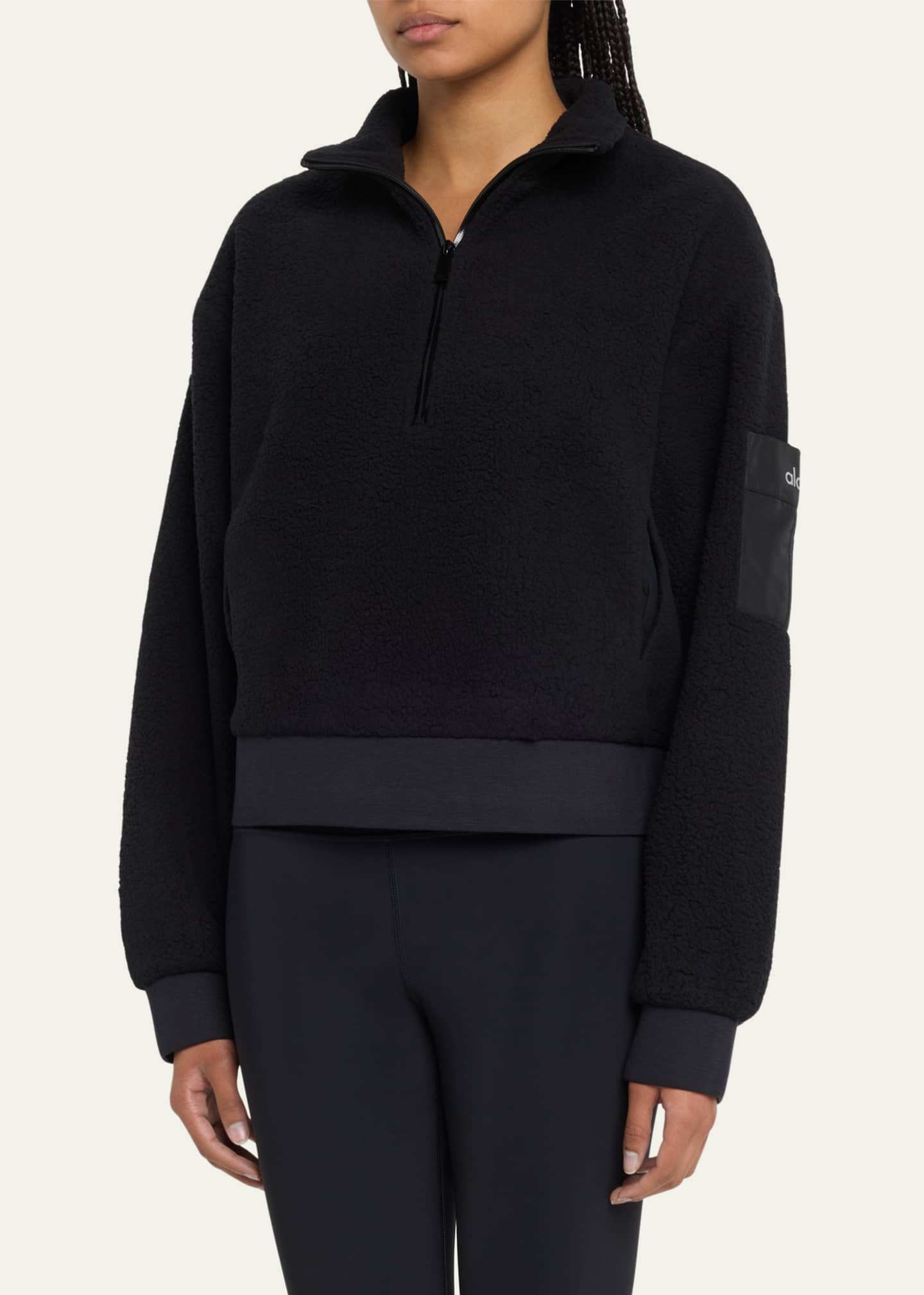 Alo Yoga Micro Sherpa Solstice Pullover - Bergdorf Goodman
