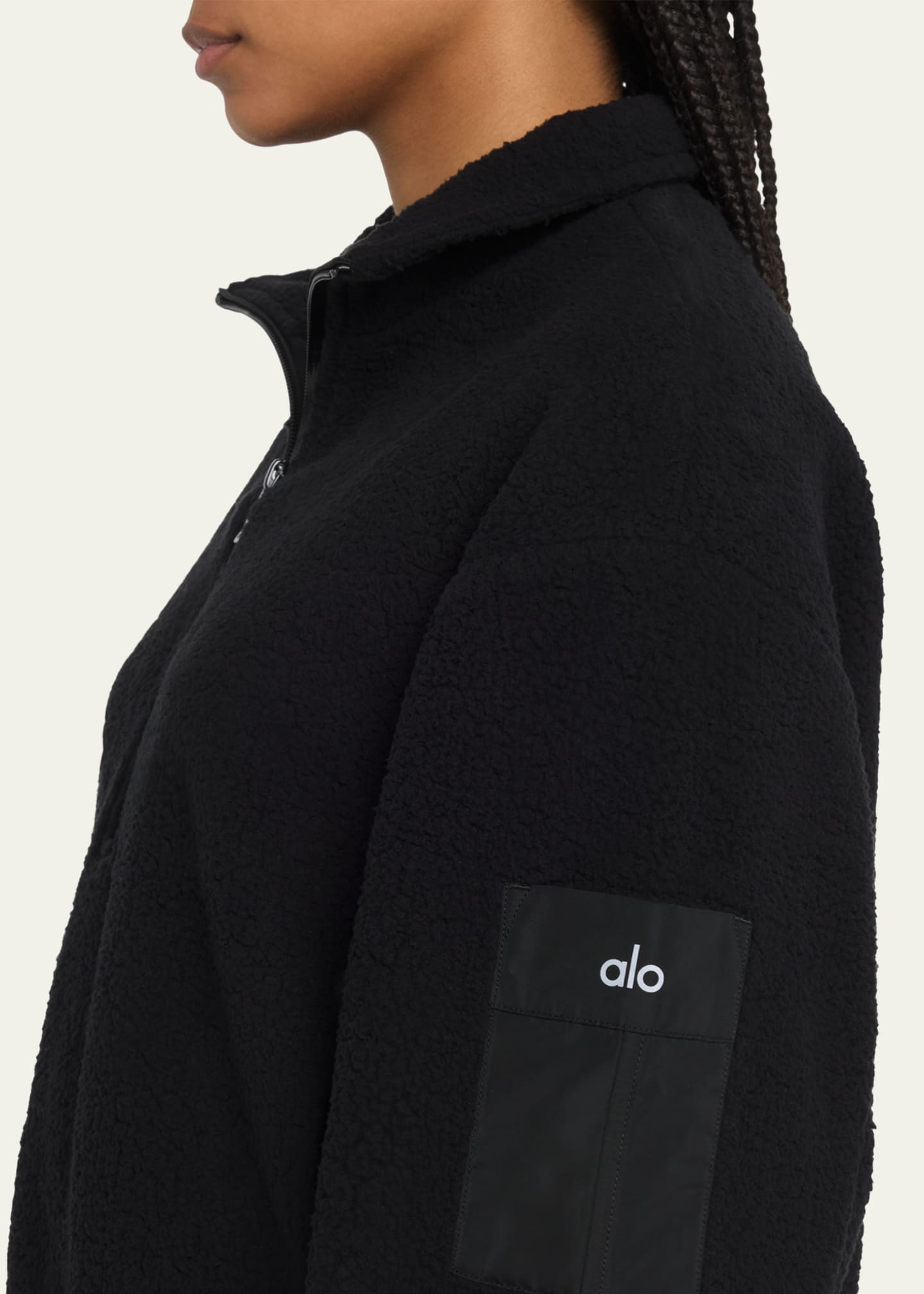 Alo Yoga Micro Sherpa Solstice Pullover - Bergdorf Goodman