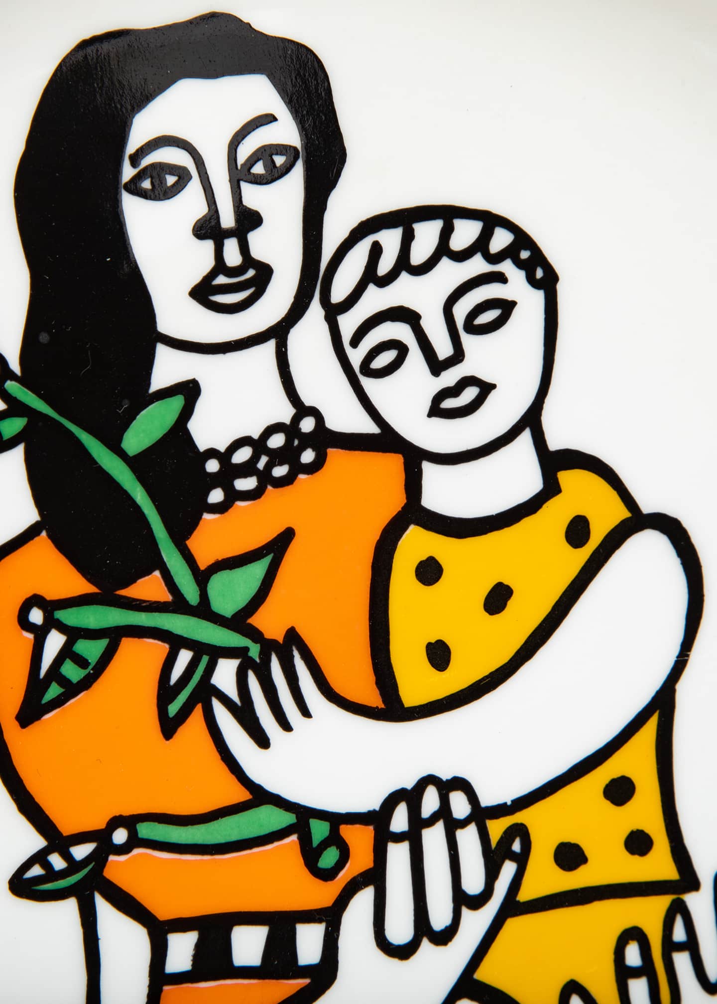 Devonia Antiques Ferand Leger Mother with Child Plate - Bergdorf Goodman