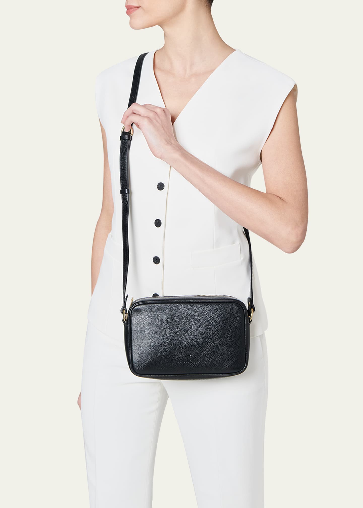 Il Bisonte Oliveta Vacchetta Leather Camera Crossbody Bag - Bergdorf Goodman