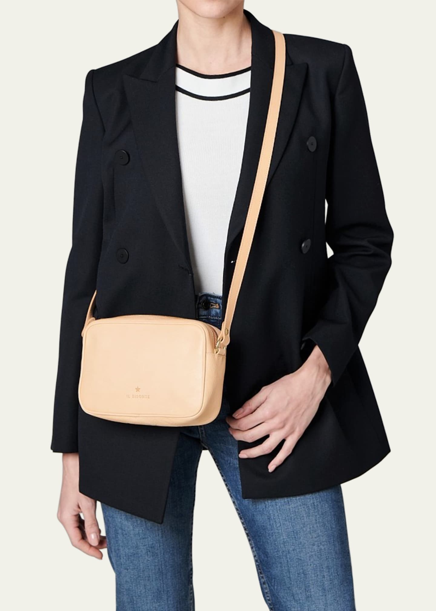 Il Bisonte Oliveta Vacchetta Leather Camera Crossbody Bag - Bergdorf ...