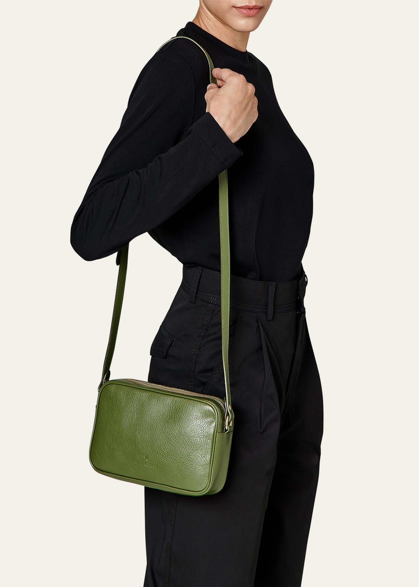 Il Bisonte Oliveta Vacchetta Leather Camera Crossbody Bag - Bergdorf Goodman