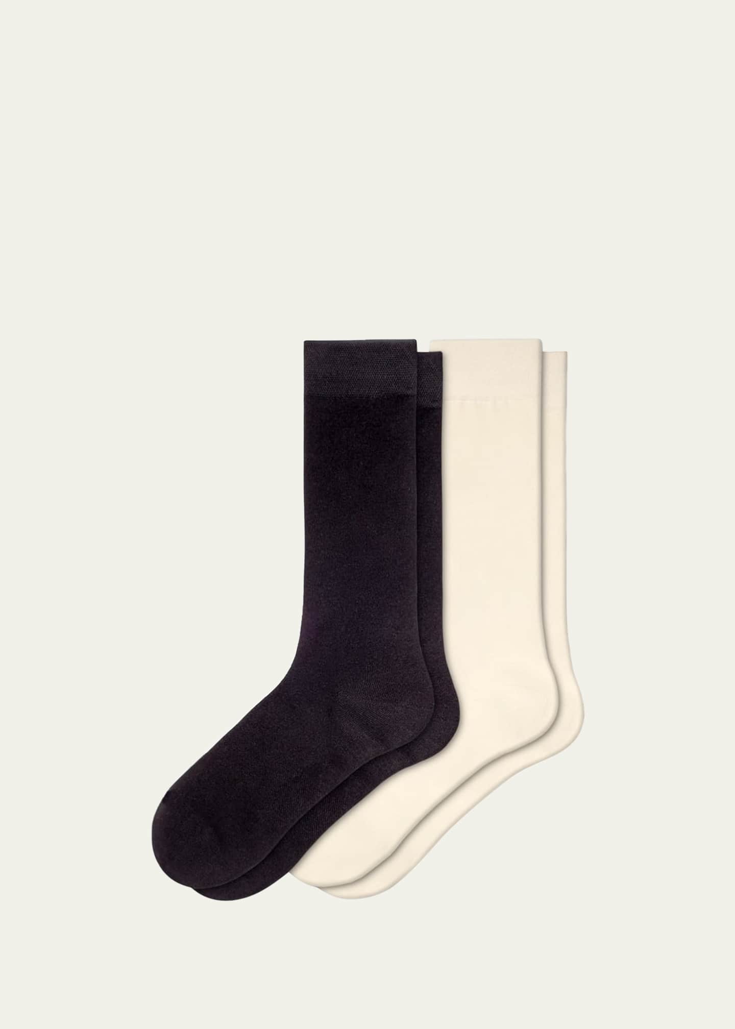 Stems Marbled Wool Socks 2-Pack - Bergdorf Goodman