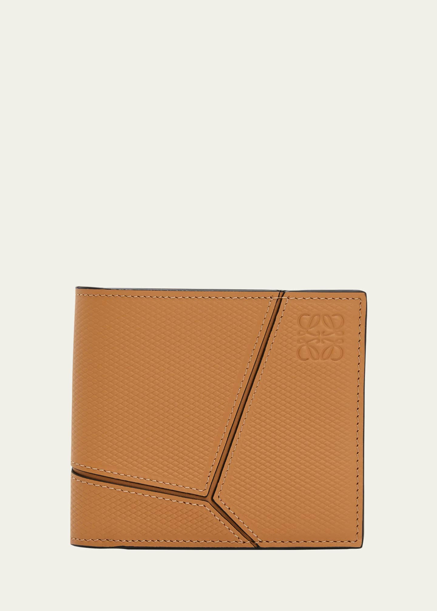Loewe Men's Puzzle Leather Bifold Wallet - Bergdorf Goodman