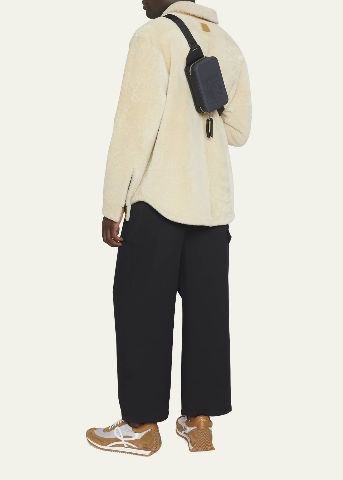 Loewe Men's Molded Sling Crossbody Bag - Bergdorf Goodman