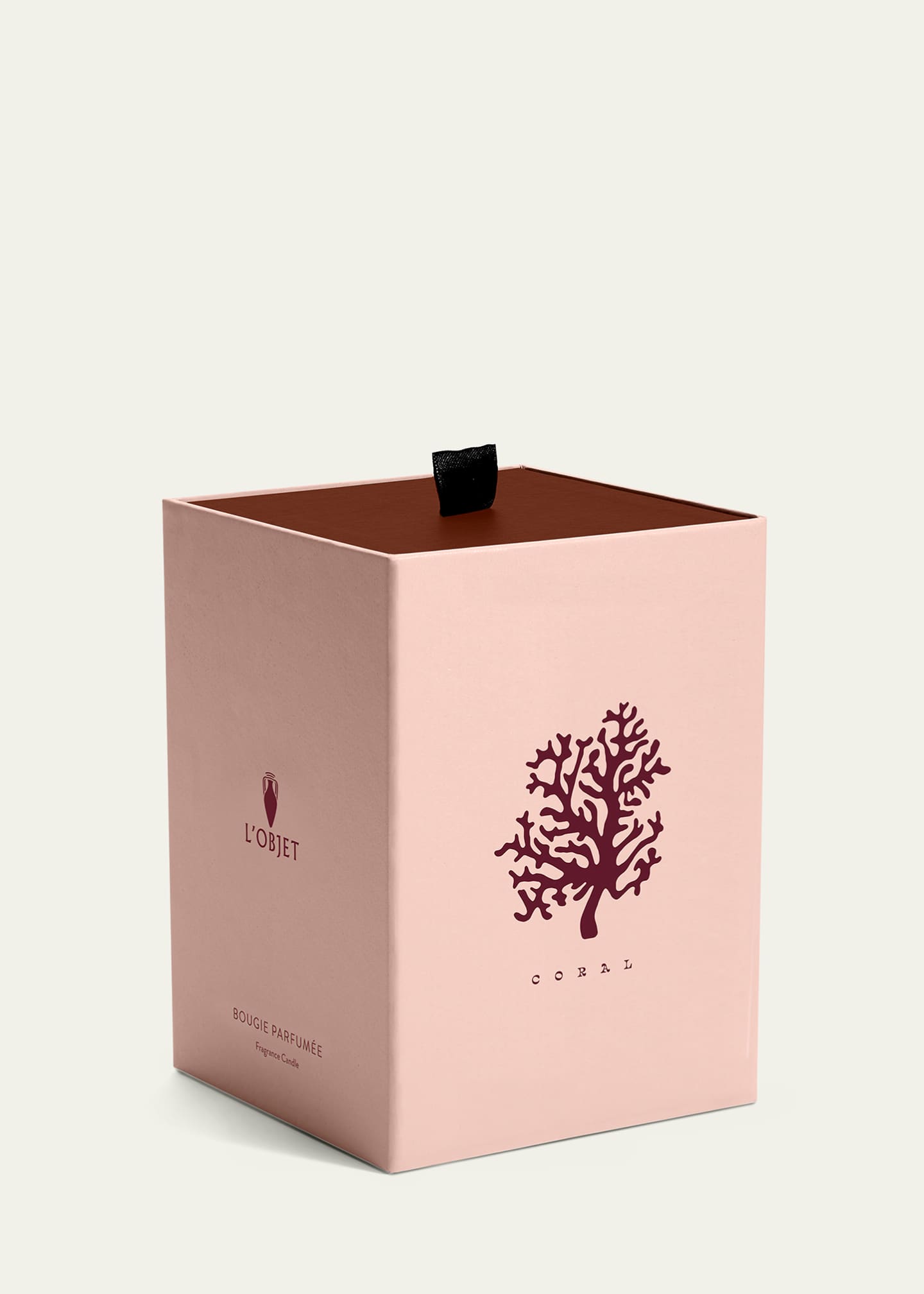 L'Objet Footed Coral Candle - Bergdorf Goodman
