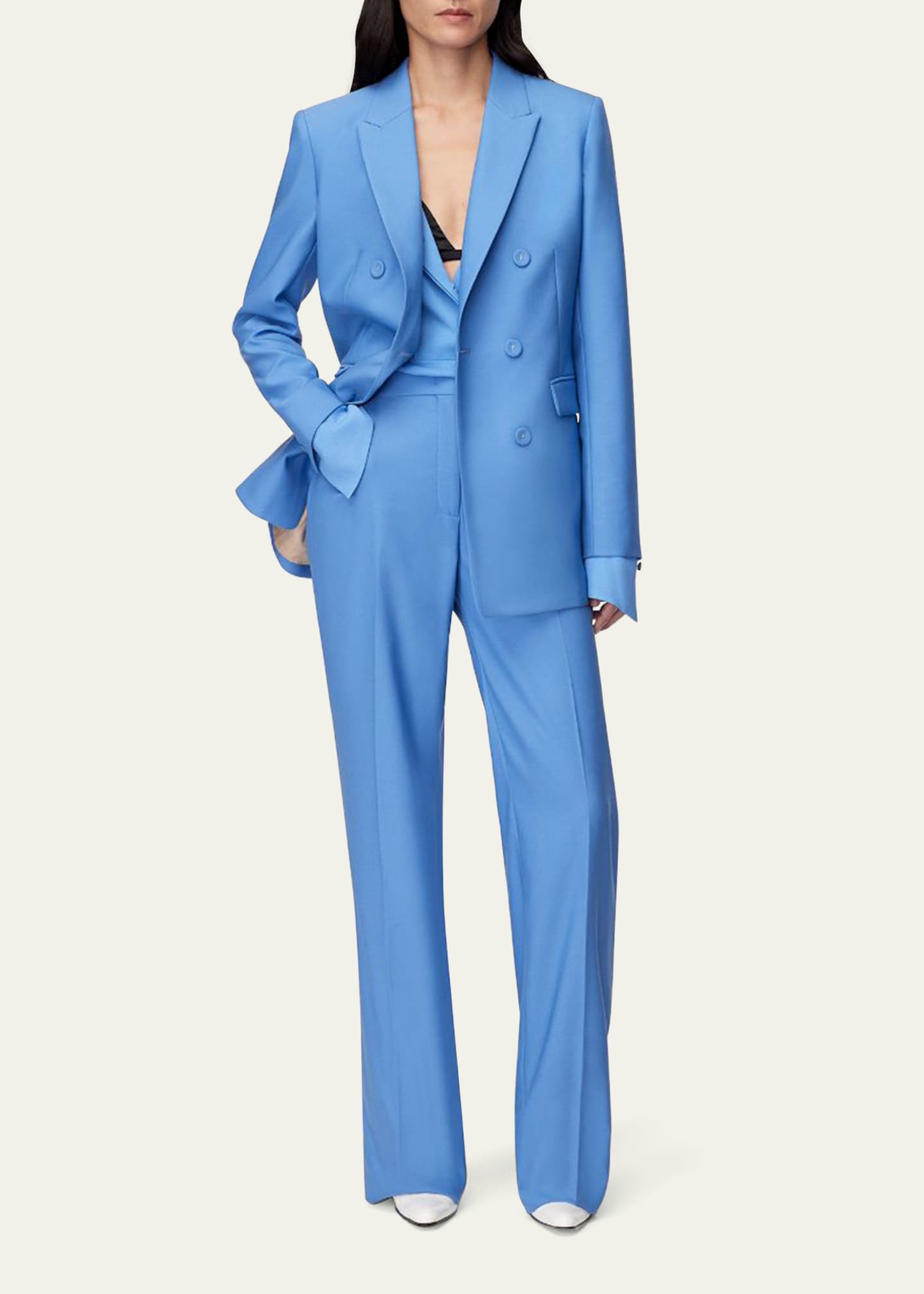 Another Tomorrow Merino Wool Blazer Jacket - Bergdorf Goodman