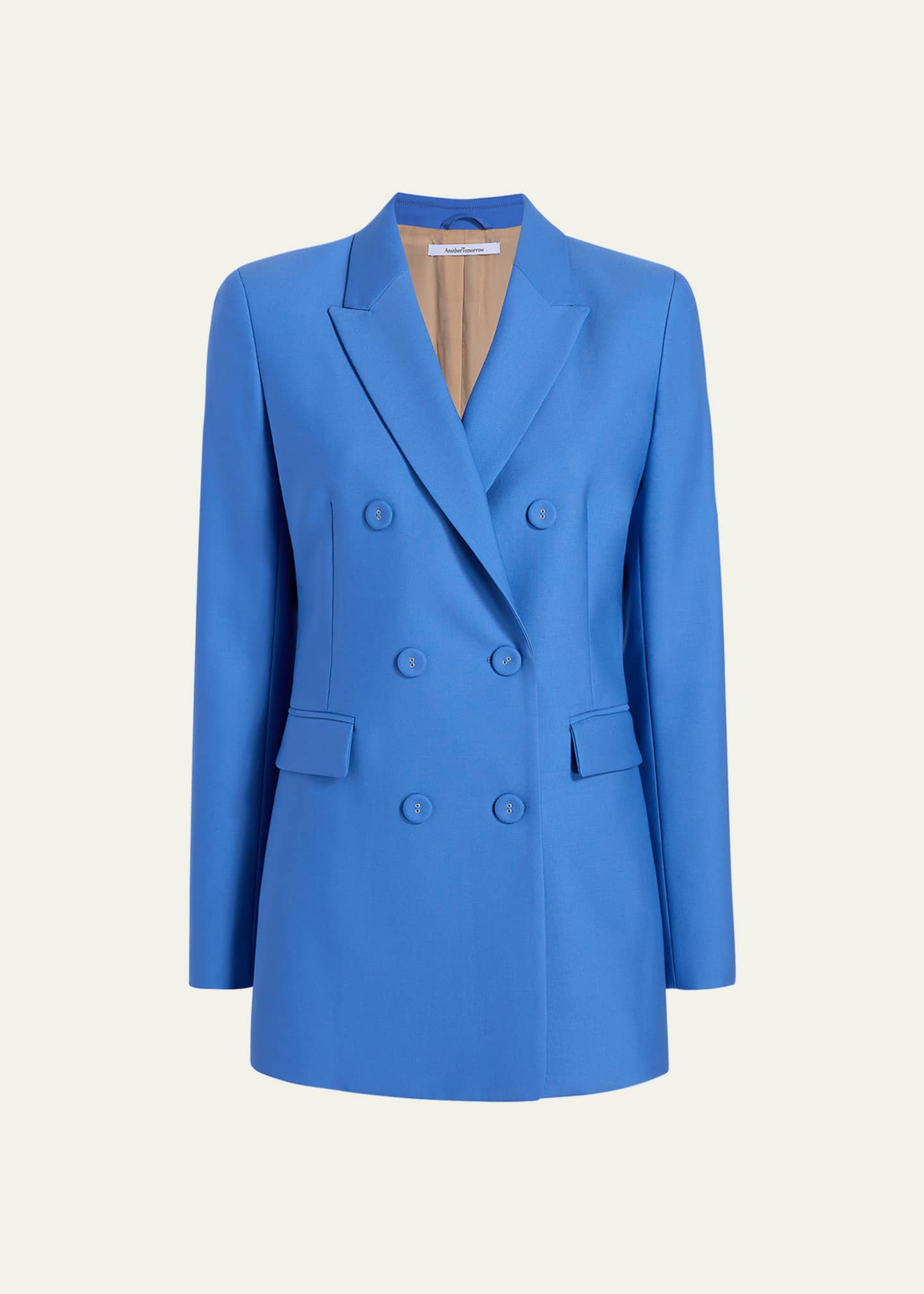 Another Tomorrow Merino Wool Blazer Jacket - Bergdorf Goodman
