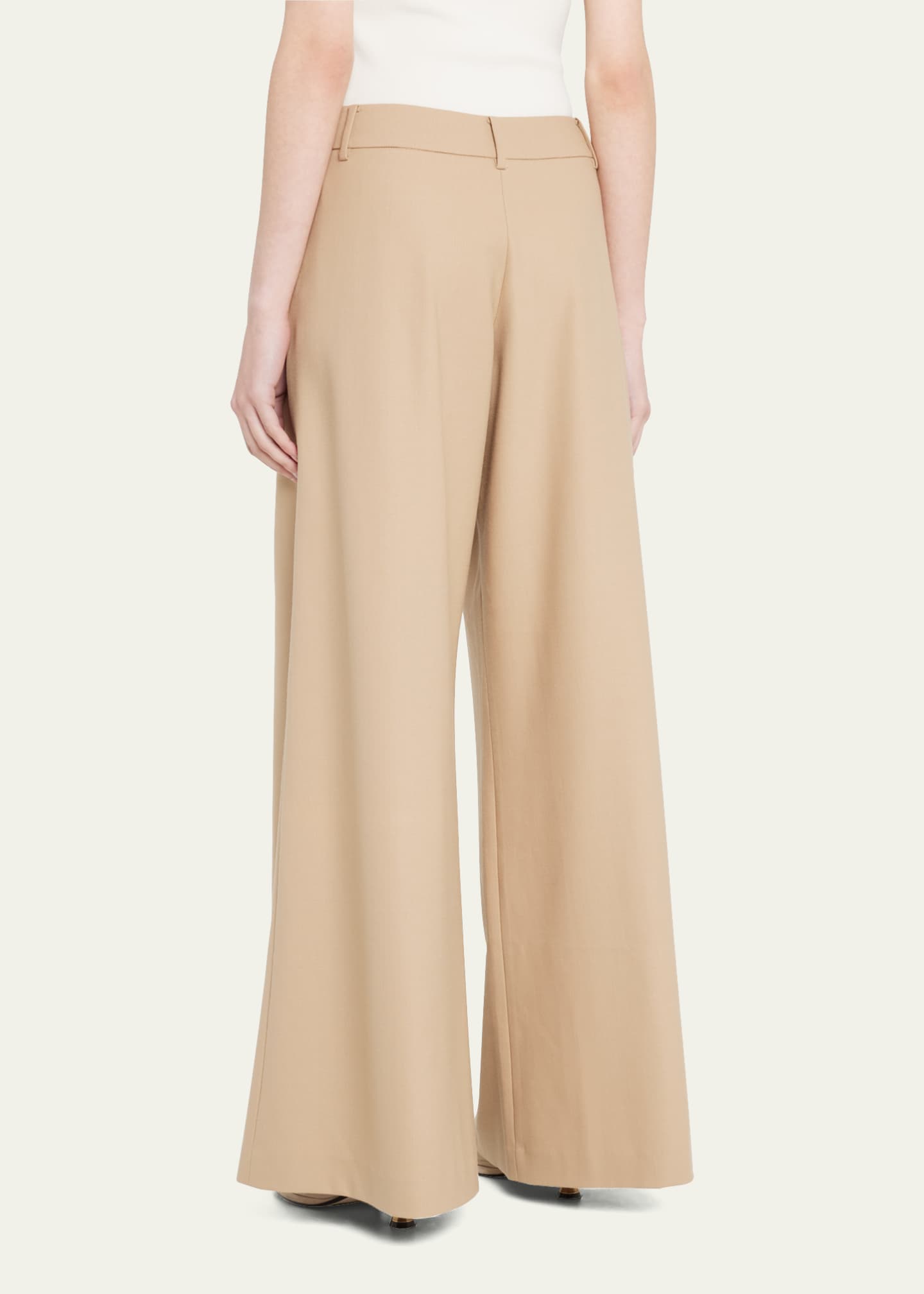 Anna Quan Joan Pleated Wide-Leg Pants - Bergdorf Goodman