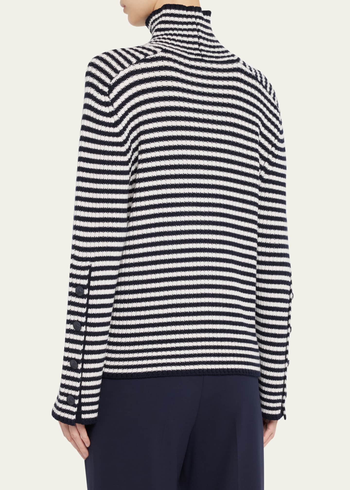 Max Mara Harlem Oversized Stripe Wool Sweater - Bergdorf Goodman