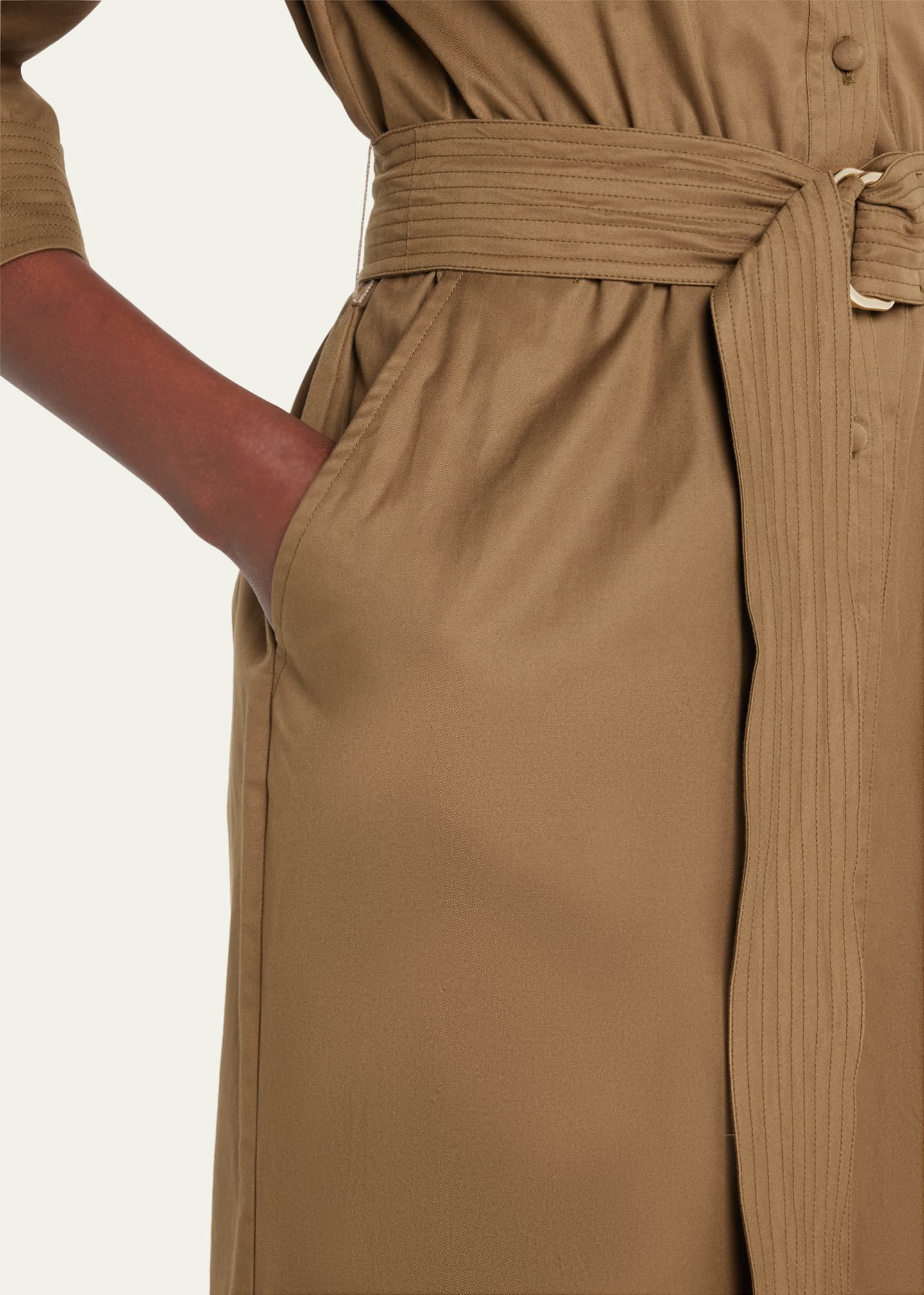 Max Mara Ughetta Belted Midi Dress - Bergdorf Goodman