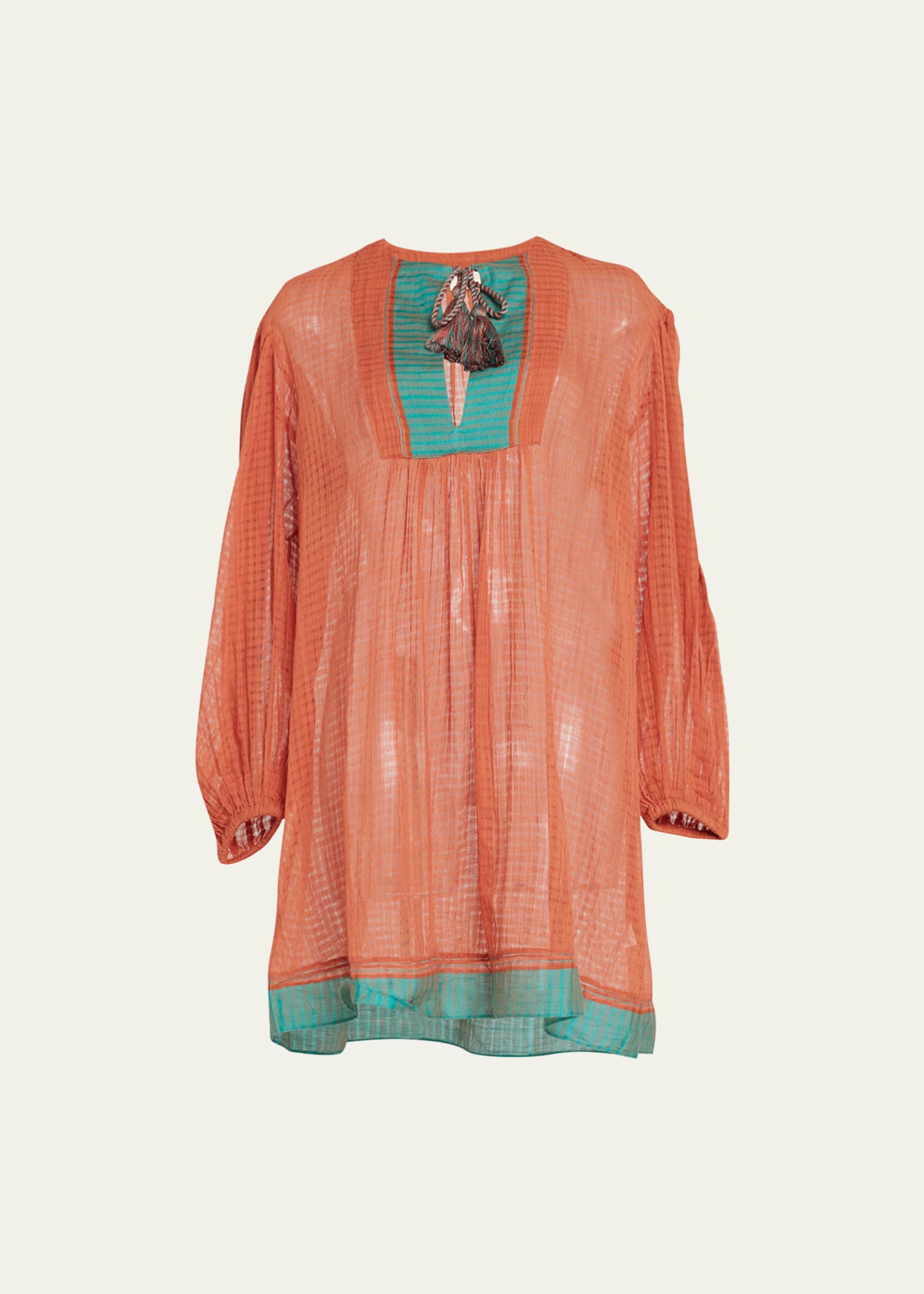 Ulla Johnson Mandira Sheer Coverup Sundress - Bergdorf Goodman