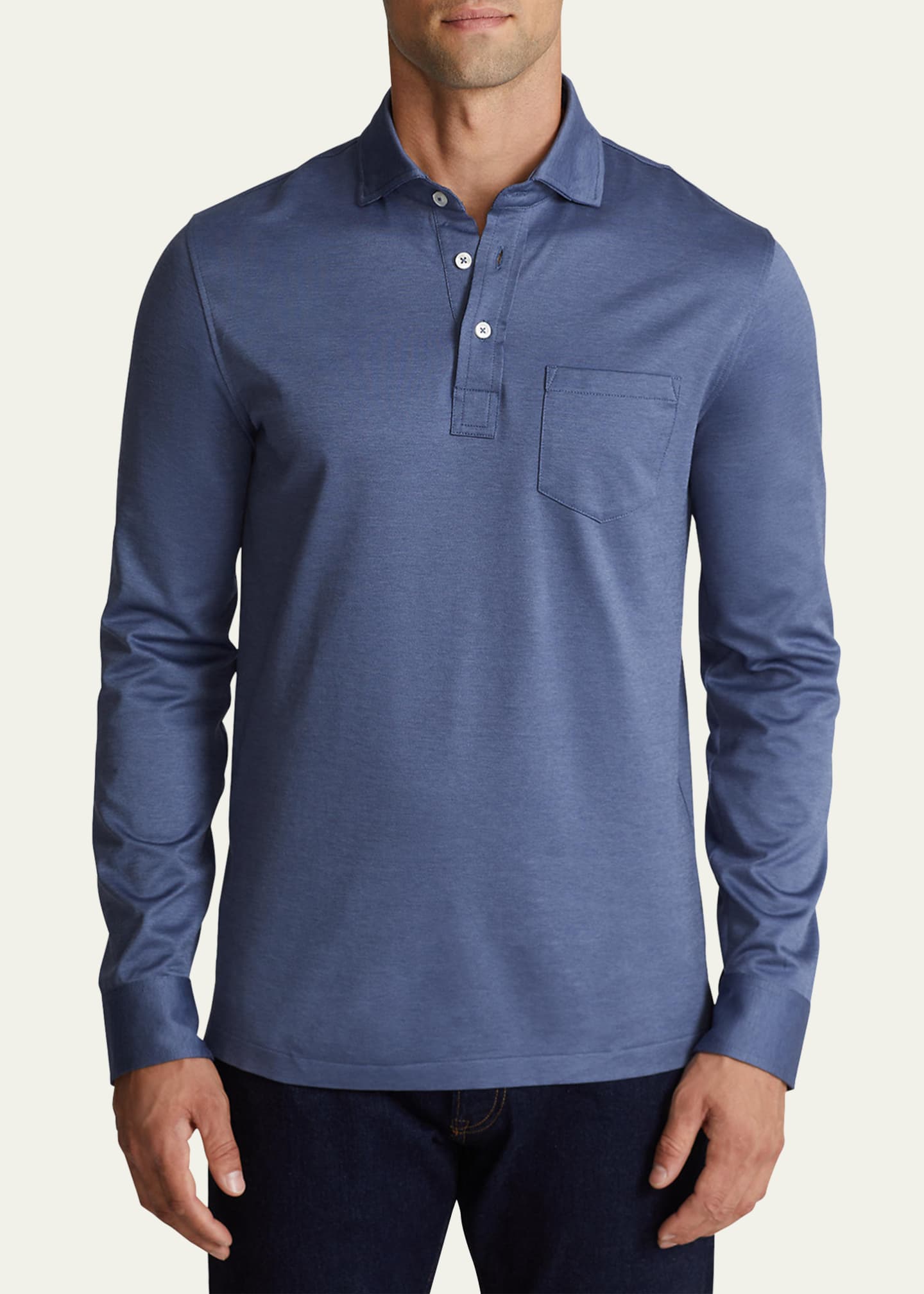 Ralph Lauren Purple Label Men's Cotton Jersey Polo Shirt - Bergdorf Goodman