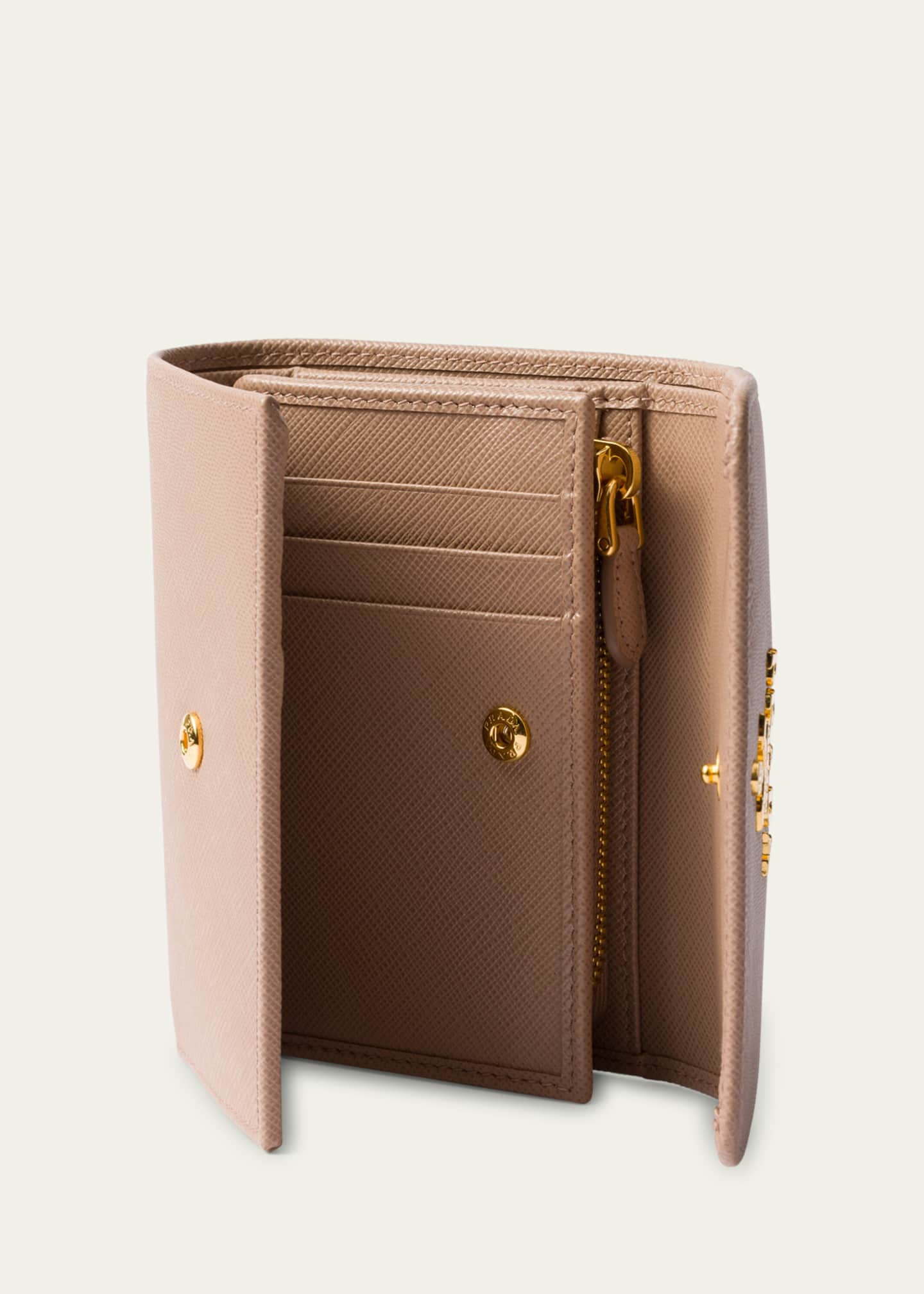 Prada Trifold Leather Wallet - Bergdorf Goodman