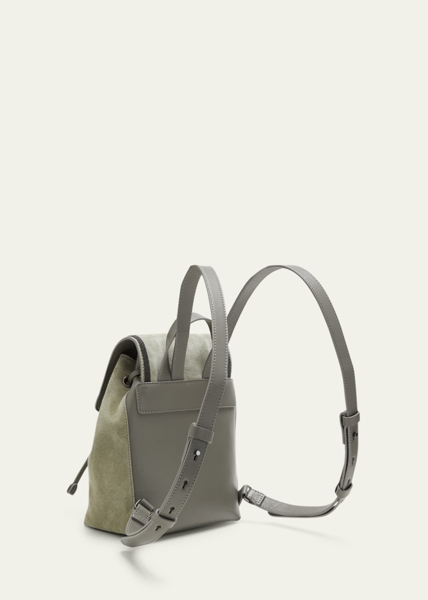 Brunello Cucinelli Mini Suede & Leather Backpack - Bergdorf Goodman