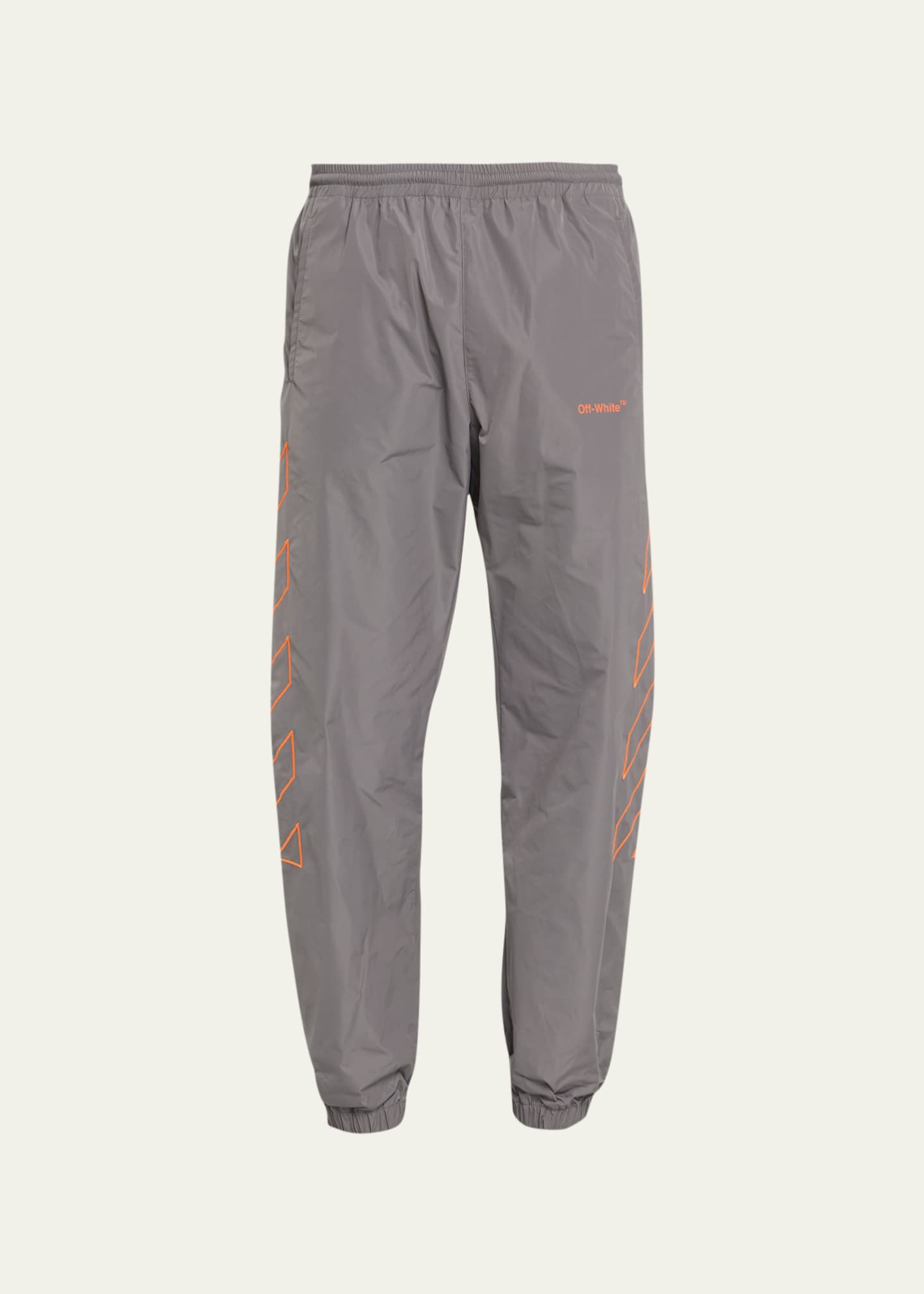 Off-White Men's Diagonal Outline Track Pants - Bergdorf Goodman