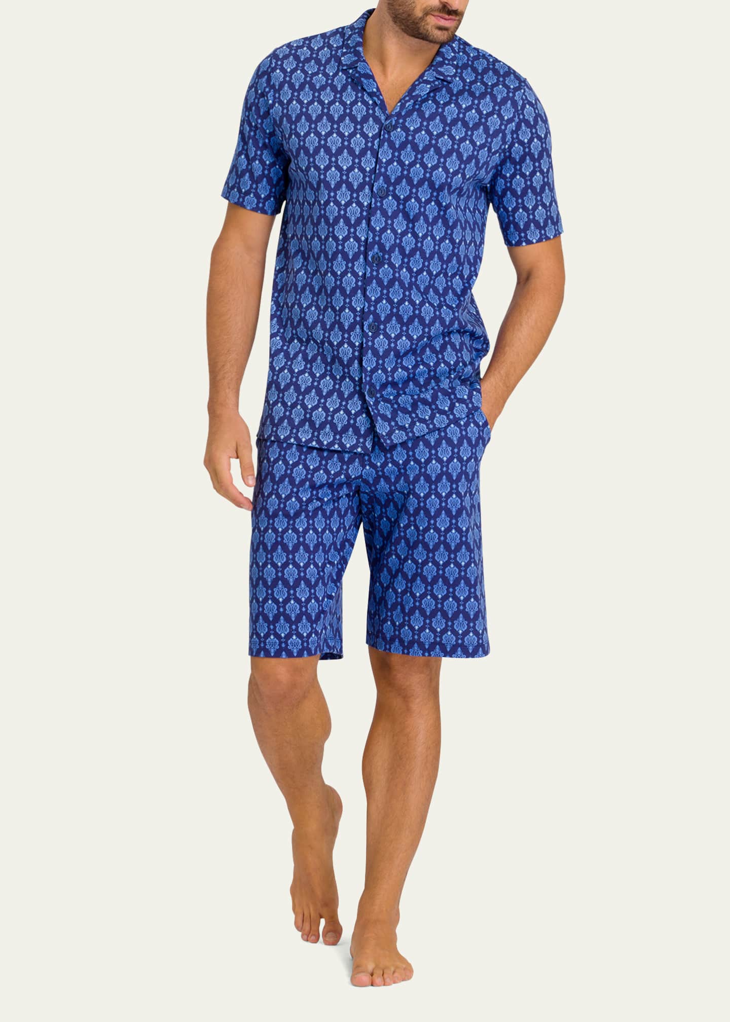 Hanro Men's Night and Day 2-Piece Pajama Set - Bergdorf Goodman