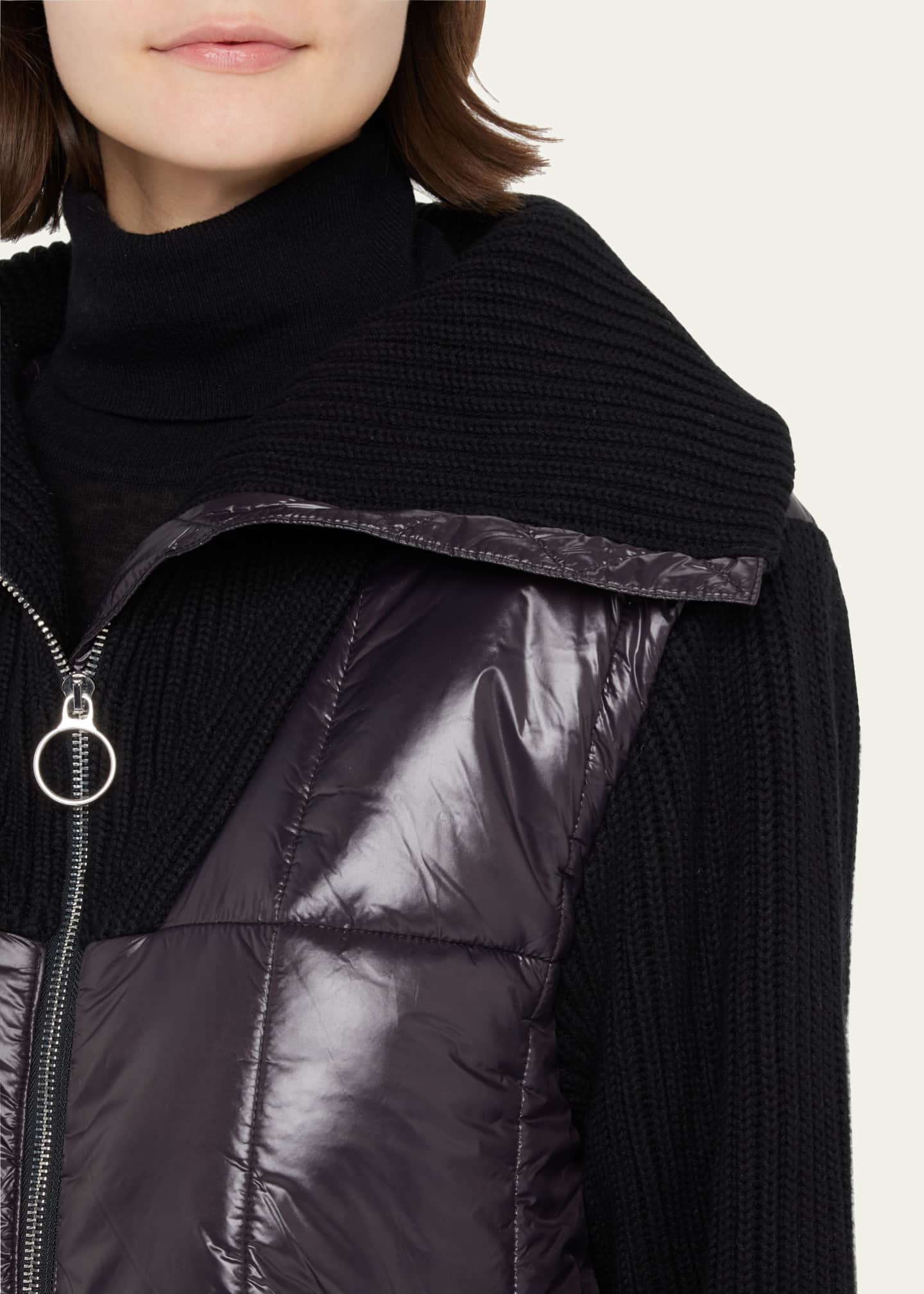 Varley Mayten Long Knit Puffer Jacket - Bergdorf Goodman