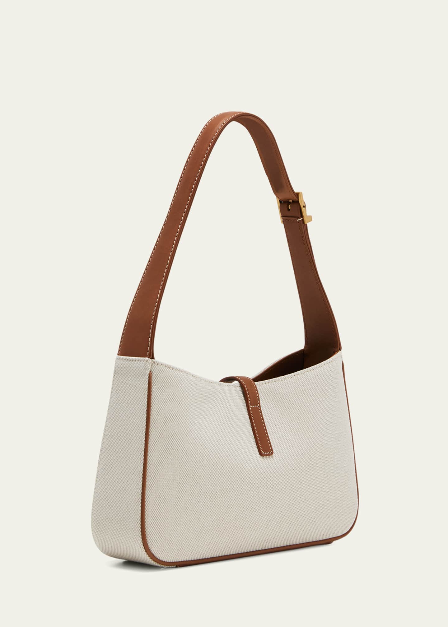 Saint Laurent Le 5 A 7 YSL Shoulder Bag in Canvas - Bergdorf Goodman