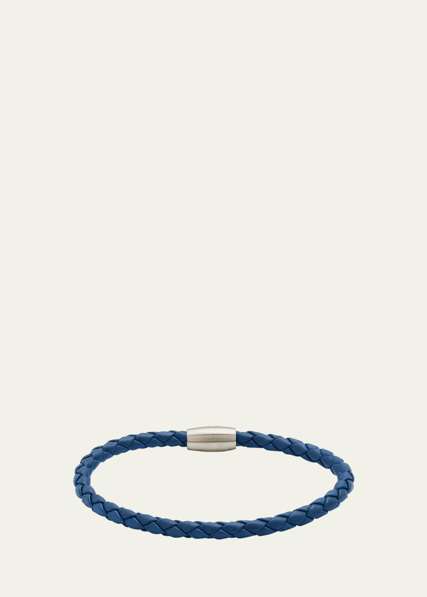 Jan Leslie Men's Woven Leather Bracelet - Bergdorf Goodman