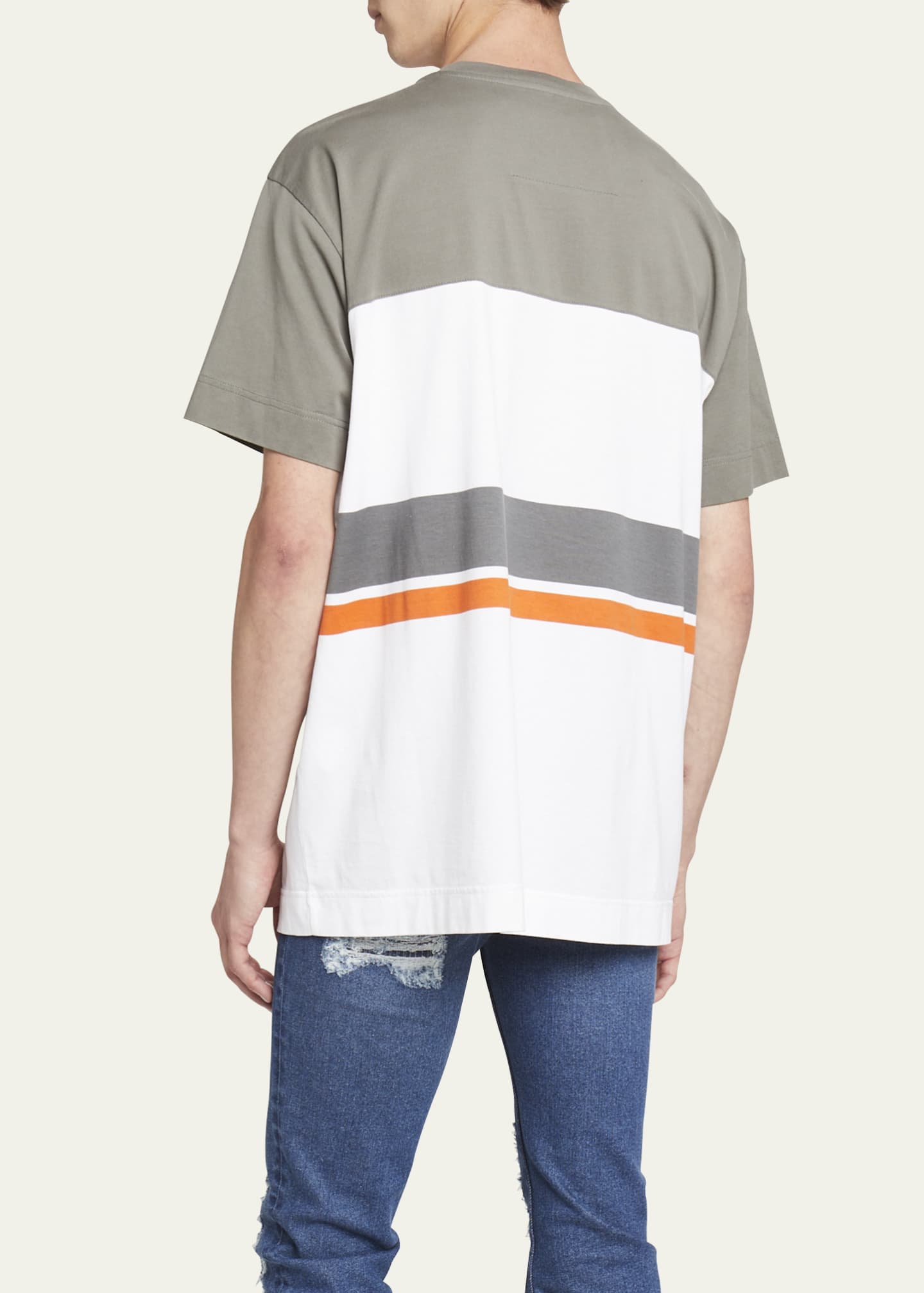 Givenchy Men's Oversized Colorblock Logo T-Shirt - Bergdorf Goodman