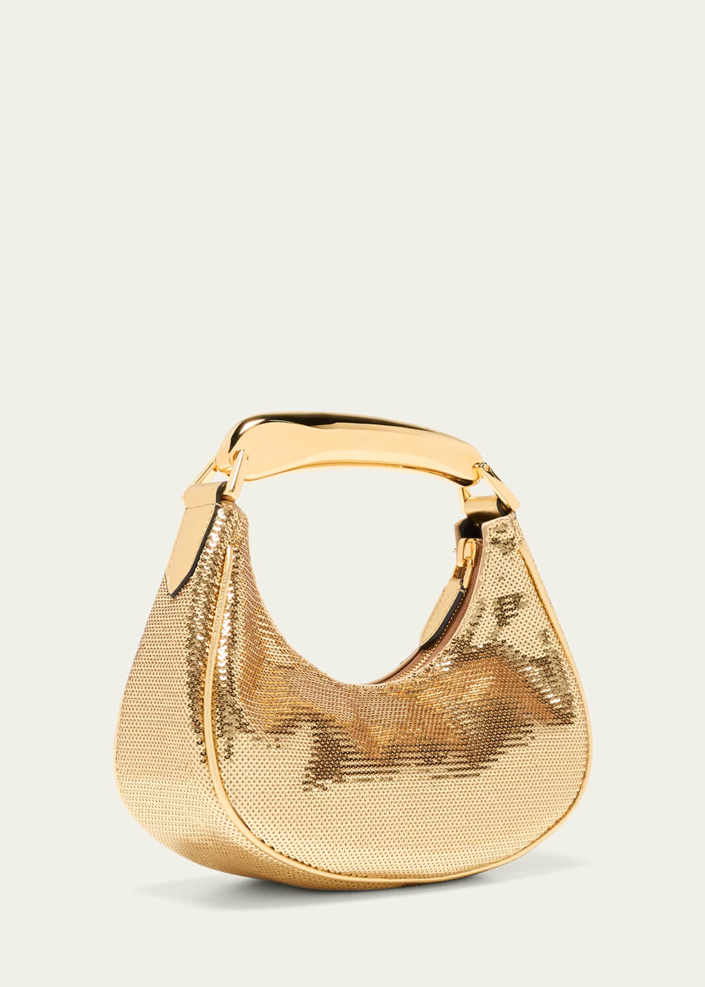TOM FORD Bianca Mini Sequins Metallic Top-Handle Bag - Bergdorf Goodman