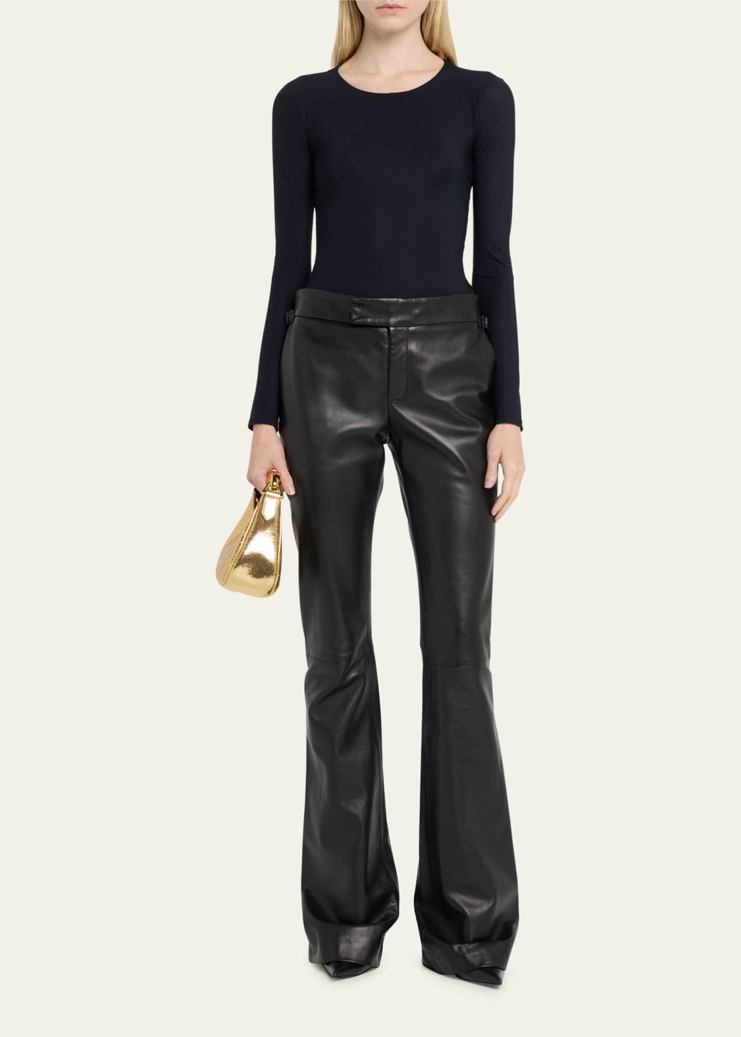 TOM FORD Bianca Mini Sequins Metallic Top-Handle Bag - Bergdorf Goodman