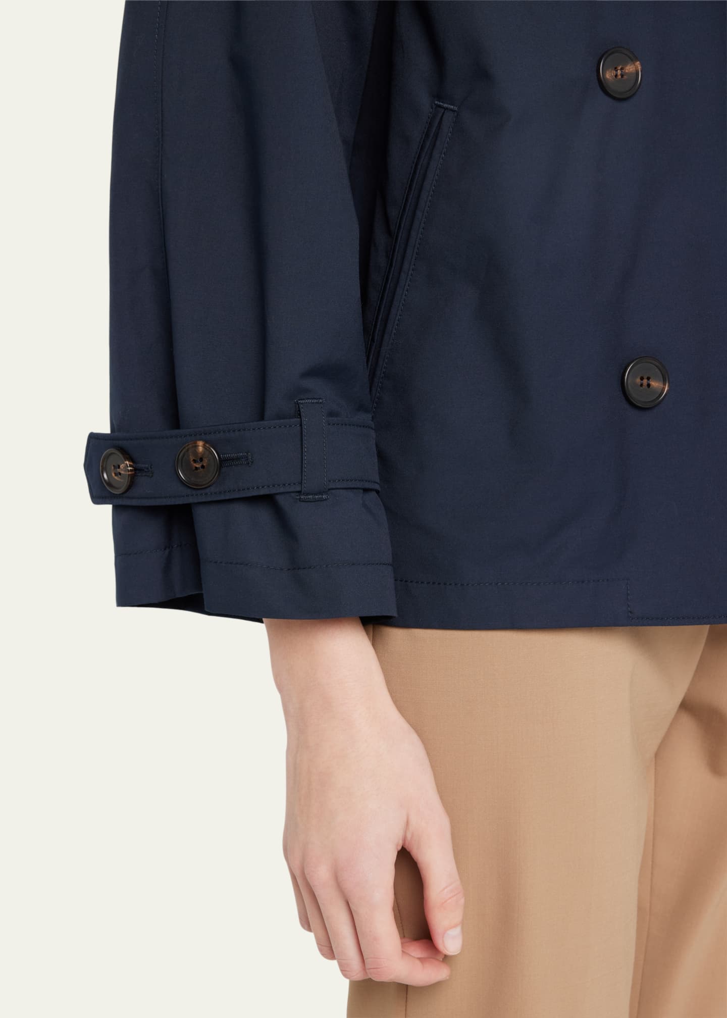 Max Mara Btrench Double-Breasted Water-Resistant Coat - Bergdorf Goodman