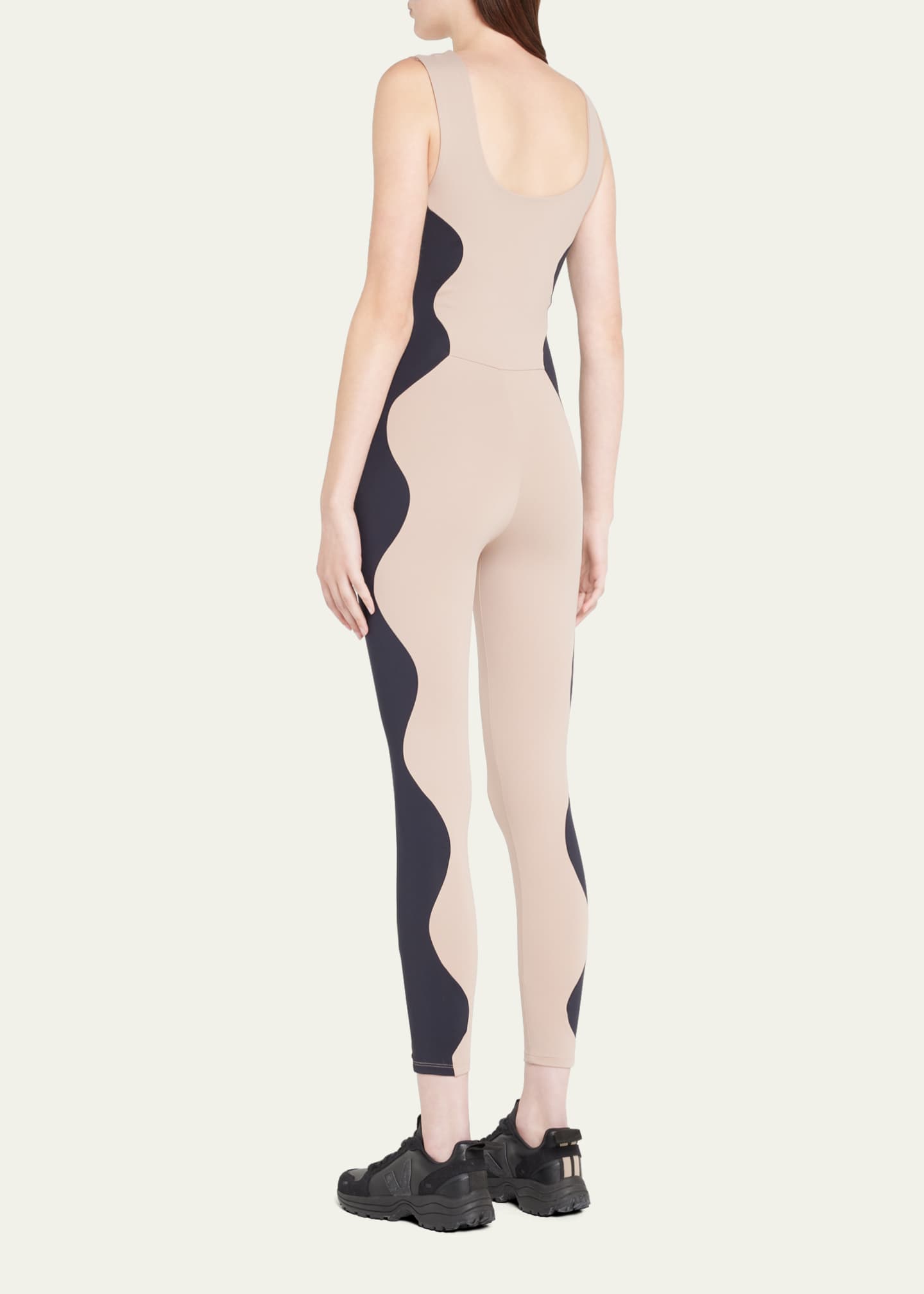 Port de Bras Colorblock Wave Unitard - Bergdorf Goodman
