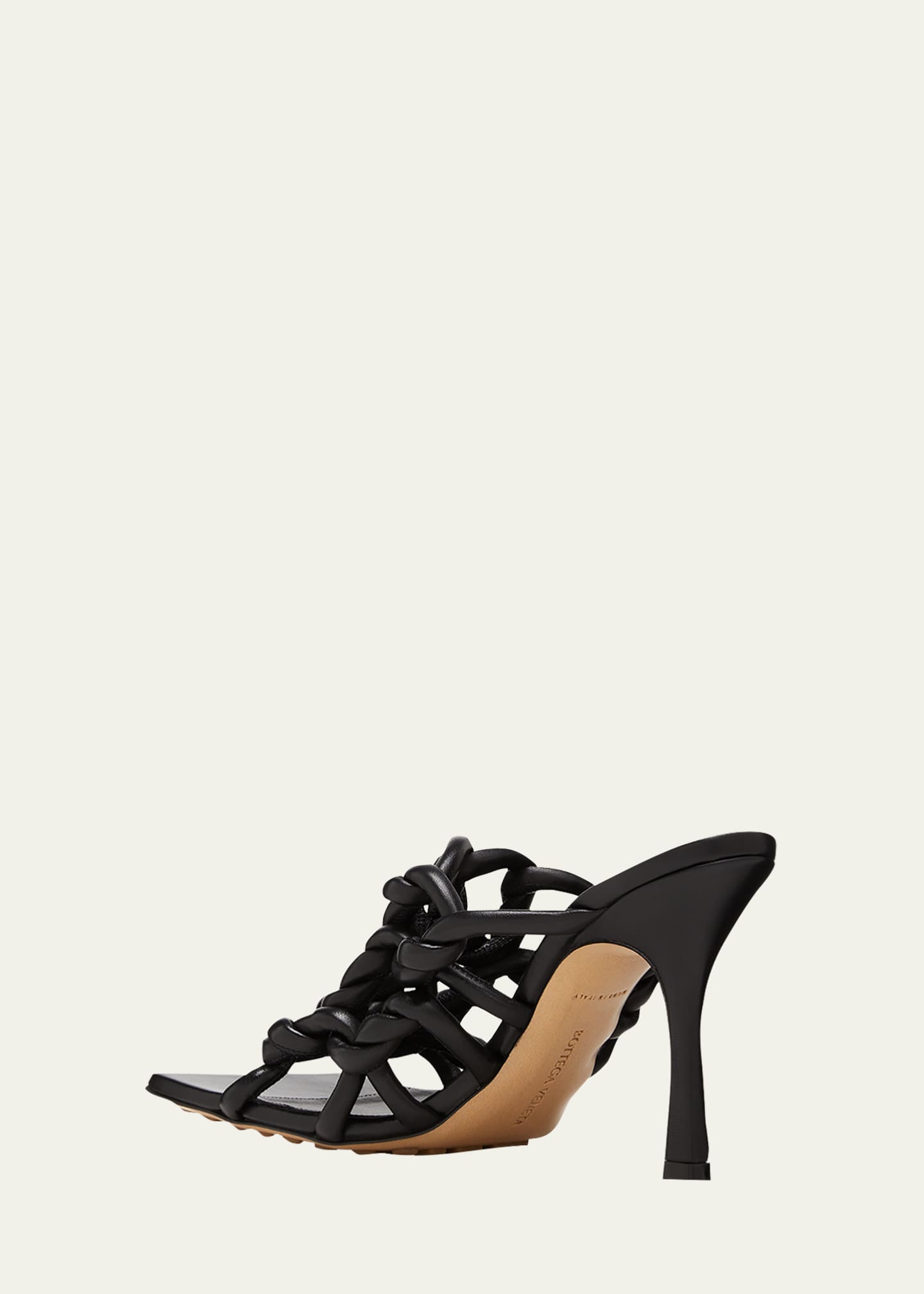 Bottega Veneta Lambskin Caged Mule Sandals - Bergdorf Goodman