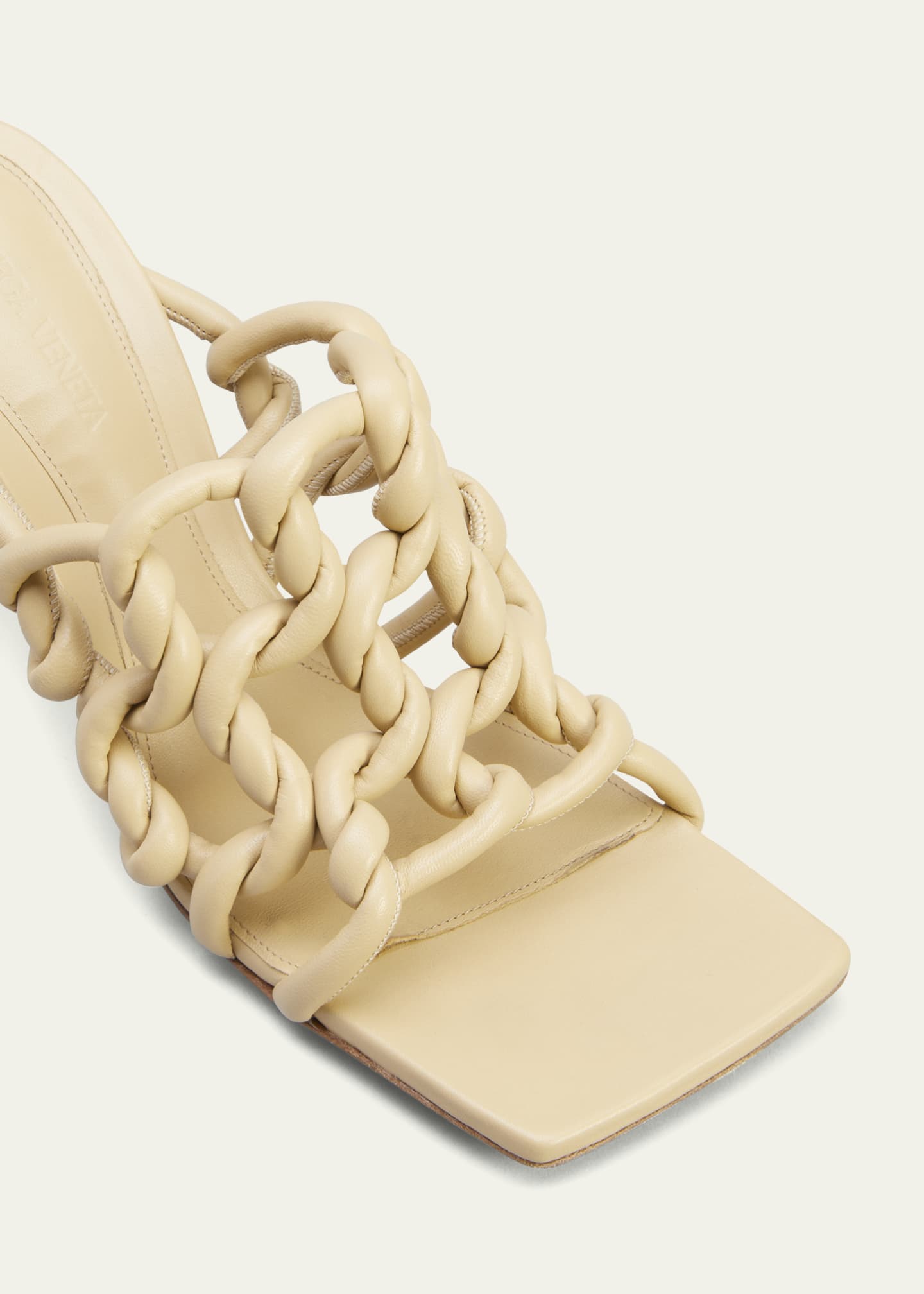 Bottega Veneta Lambskin Caged Mule Sandals - Bergdorf Goodman