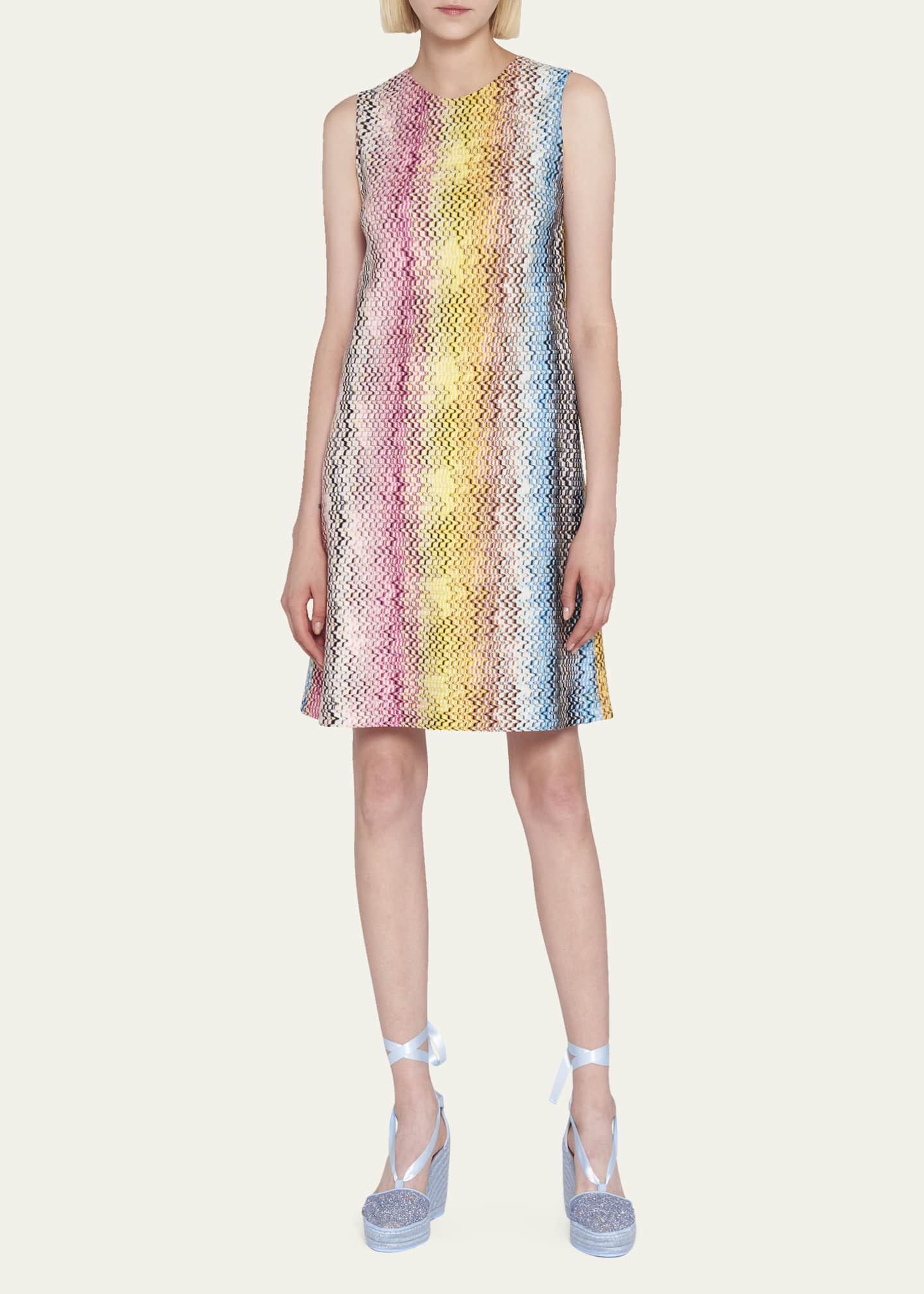 Missoni Multicolor Motif Short Dress - Bergdorf Goodman