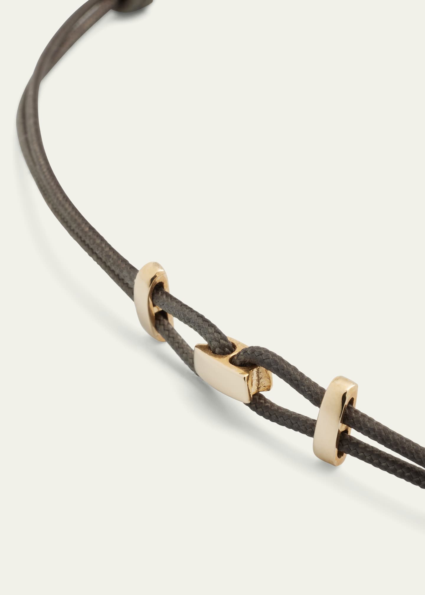 ZADEH Men's 10K Gold Alexander Cord Bracelet - Bergdorf Goodman