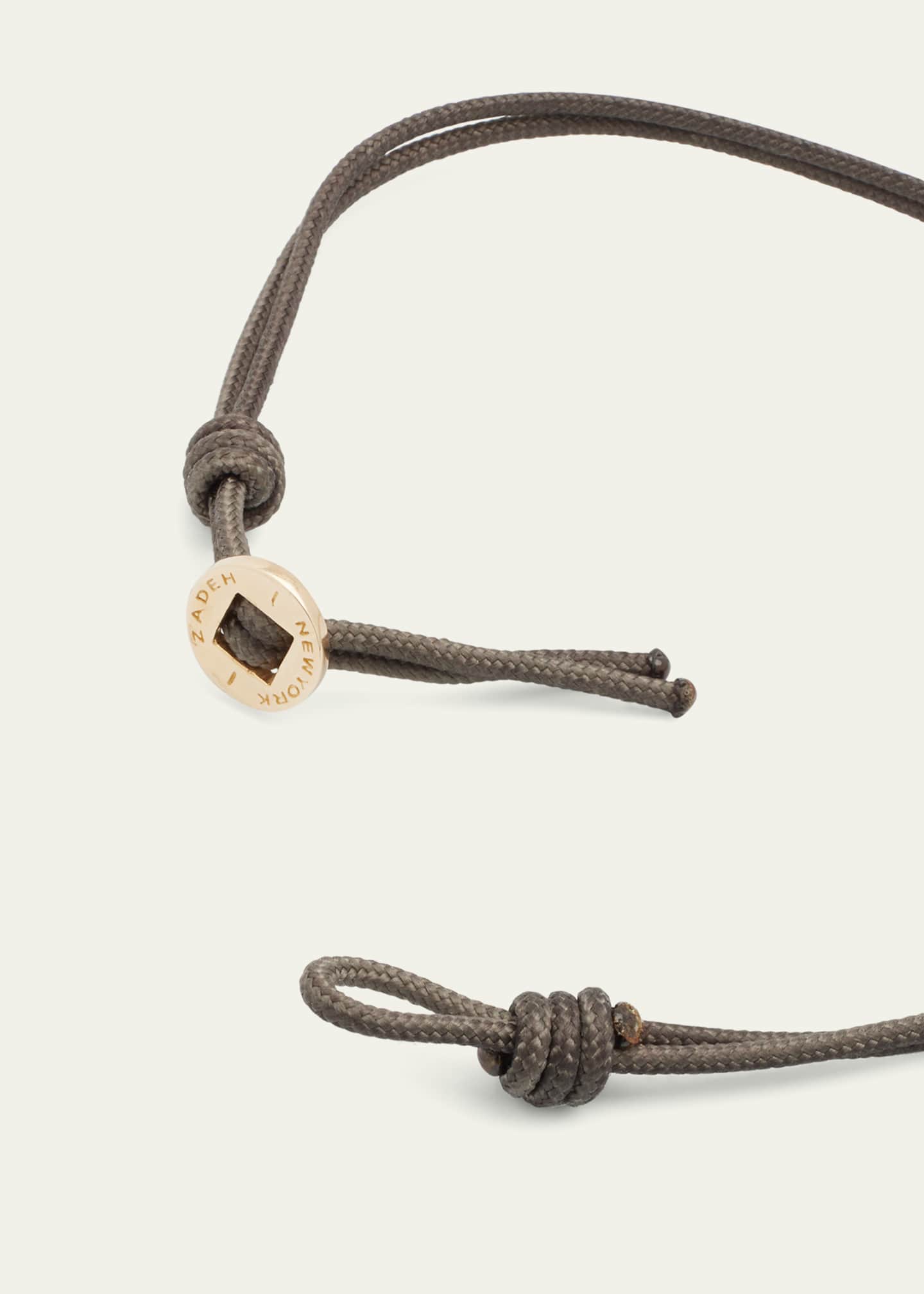 ZADEH Men's 10K Gold Alexander Cord Bracelet - Bergdorf Goodman