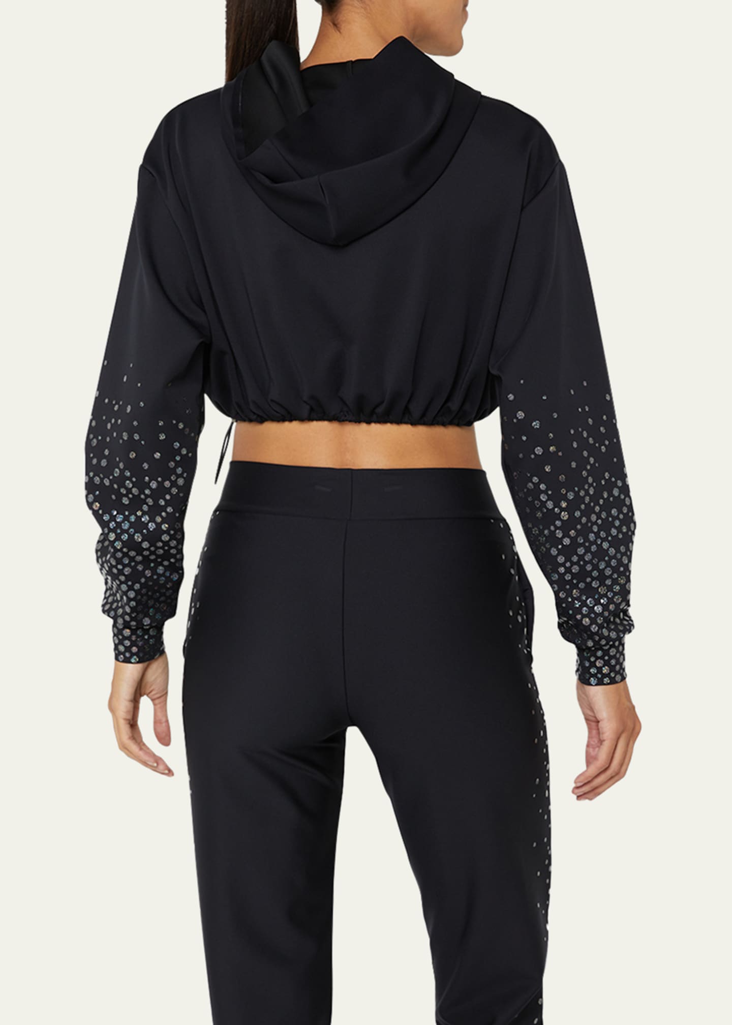 Ultracor Party Glitz Bonded Pyxis Cropped Hoodie - Bergdorf Goodman