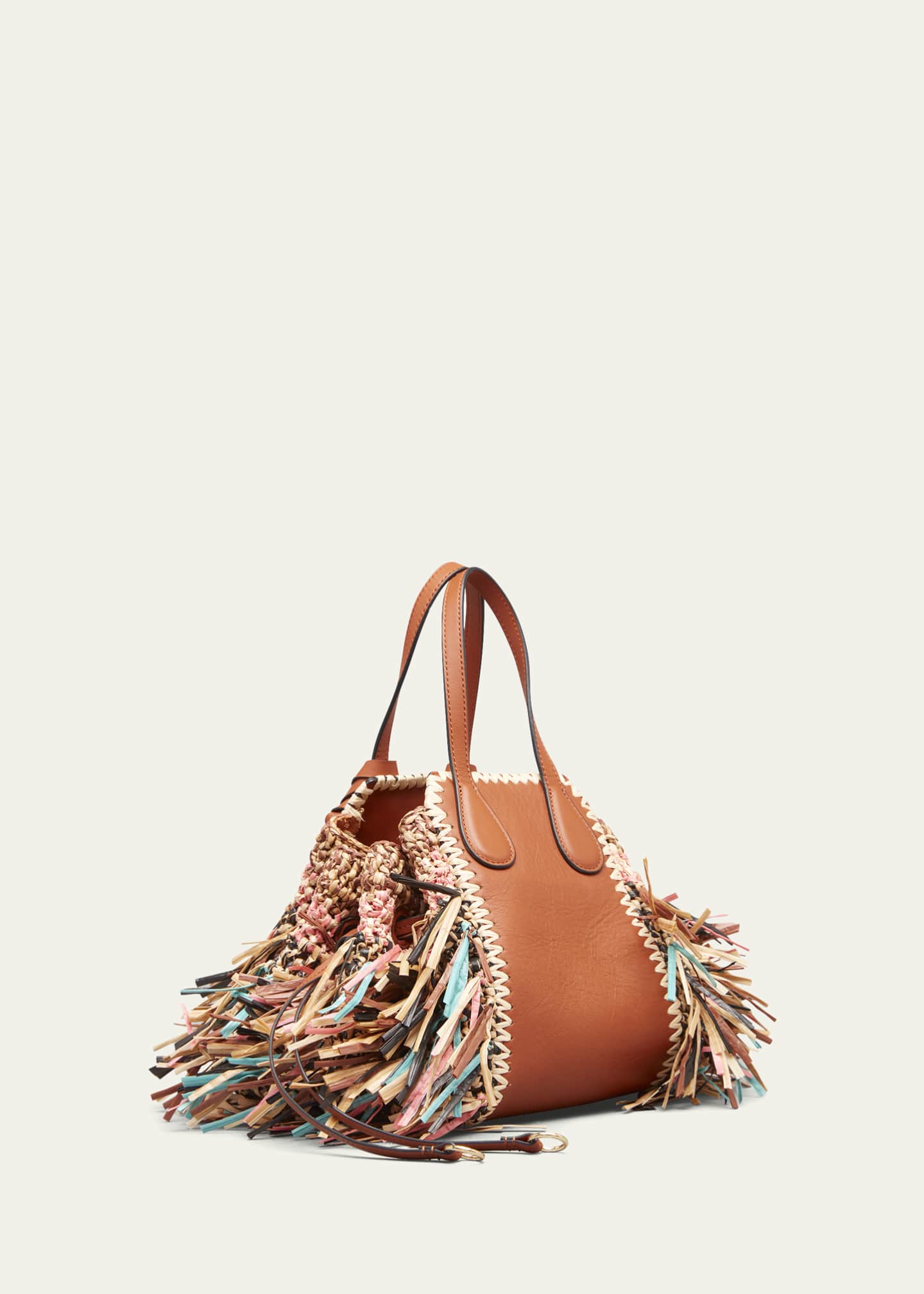 Ulla Johnson Gio Multicolor Fringe Leather Crossbody Bag - Bergdorf Goodman