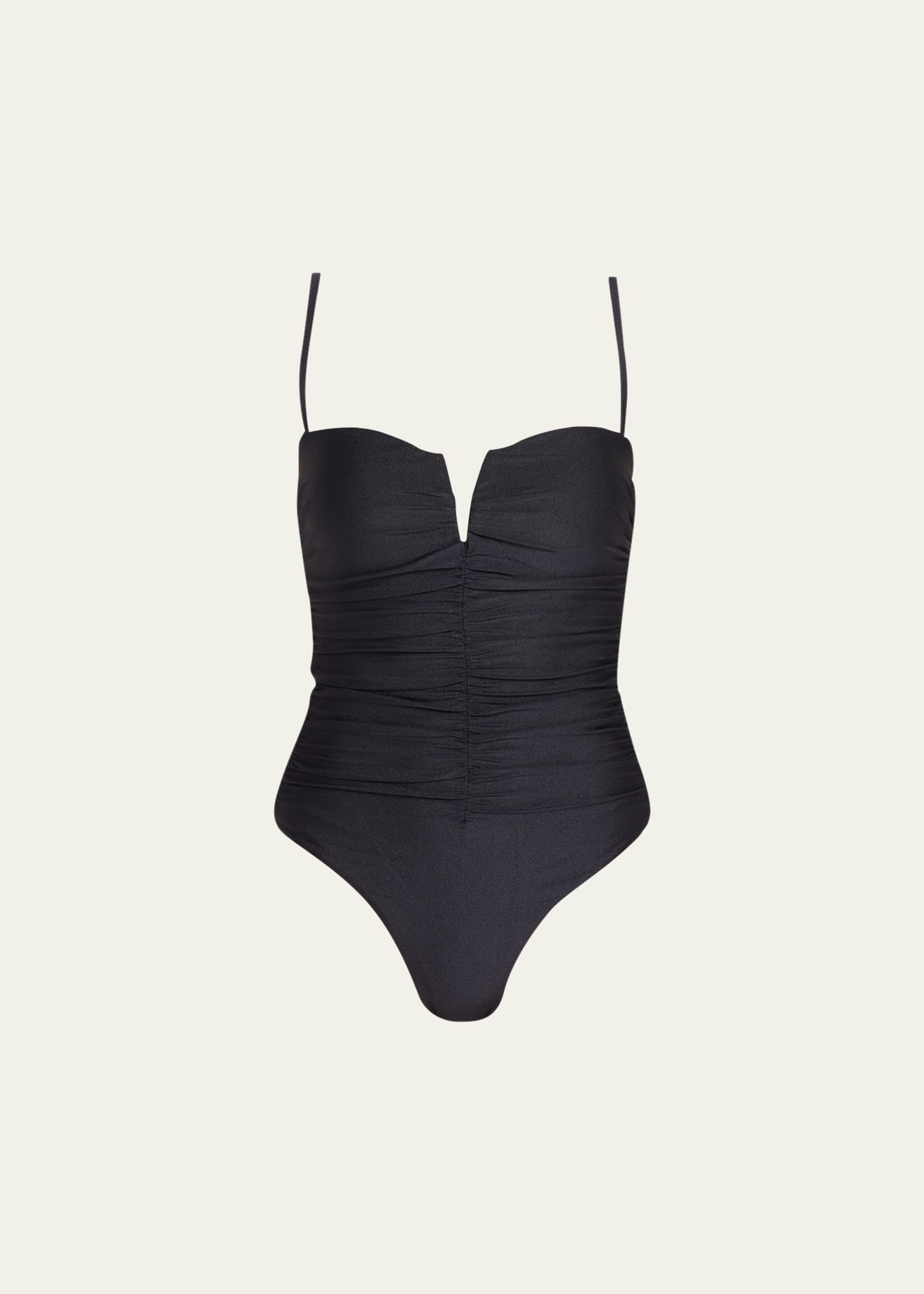 Veronica Beard Arpel Strapless One-Piece Swimsuit - Bergdorf Goodman