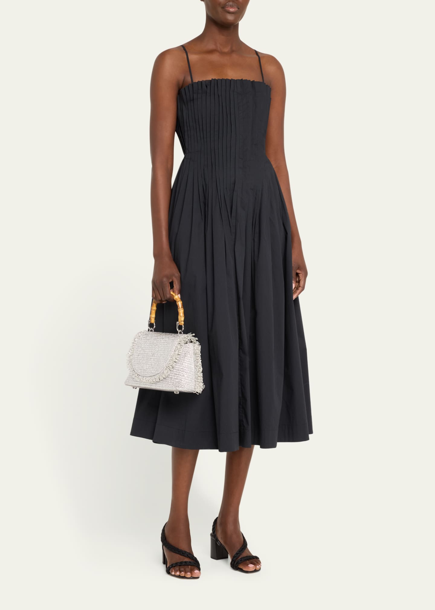 Cult Gaia Ozzy Mini Fringe Metallic Top-Handle Bag - Bergdorf Goodman