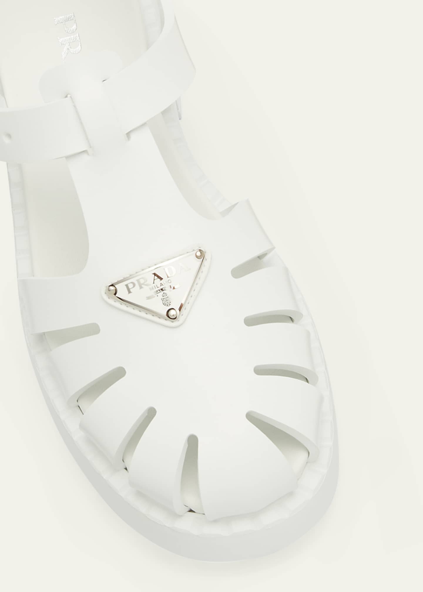 Prada Soft Cage Vinyl Sandals - Bergdorf Goodman