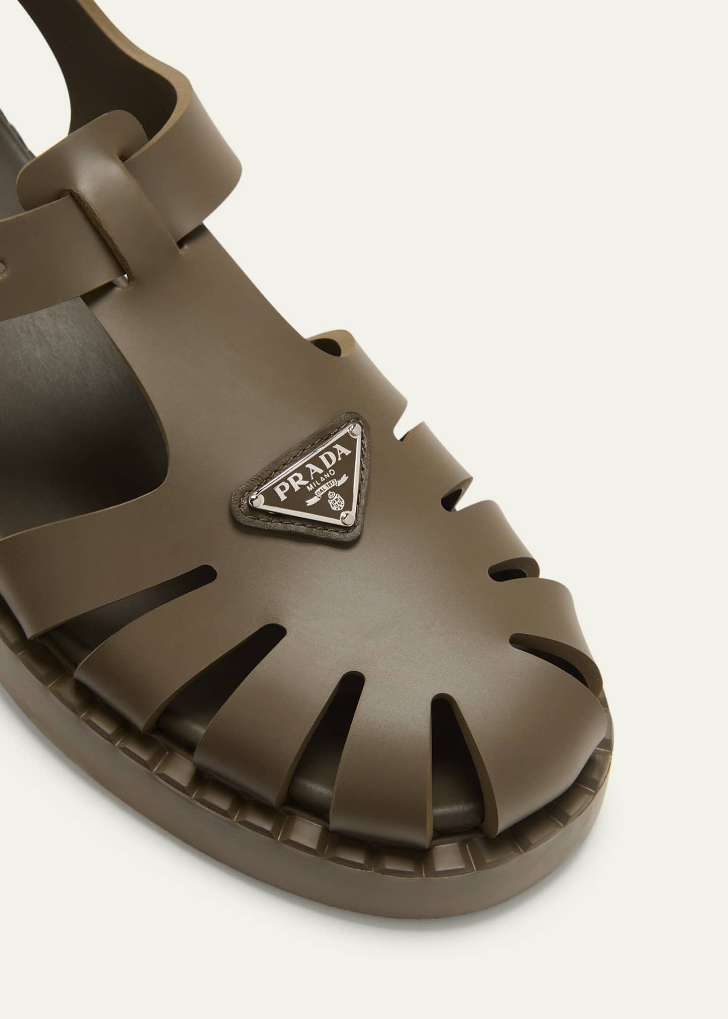 Prada Soft Cage Vinyl Sandals - Bergdorf Goodman