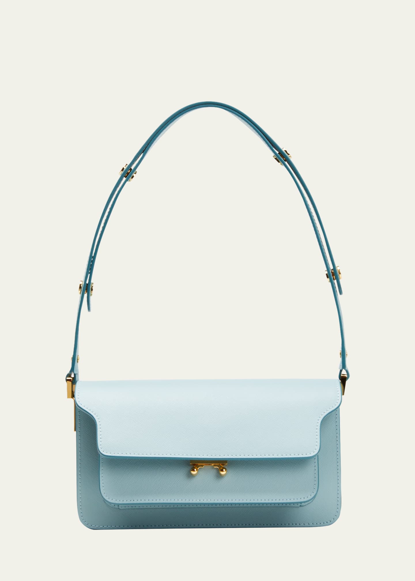 Marni Trunk East-West Calfskin Crossbody Bag - Bergdorf Goodman