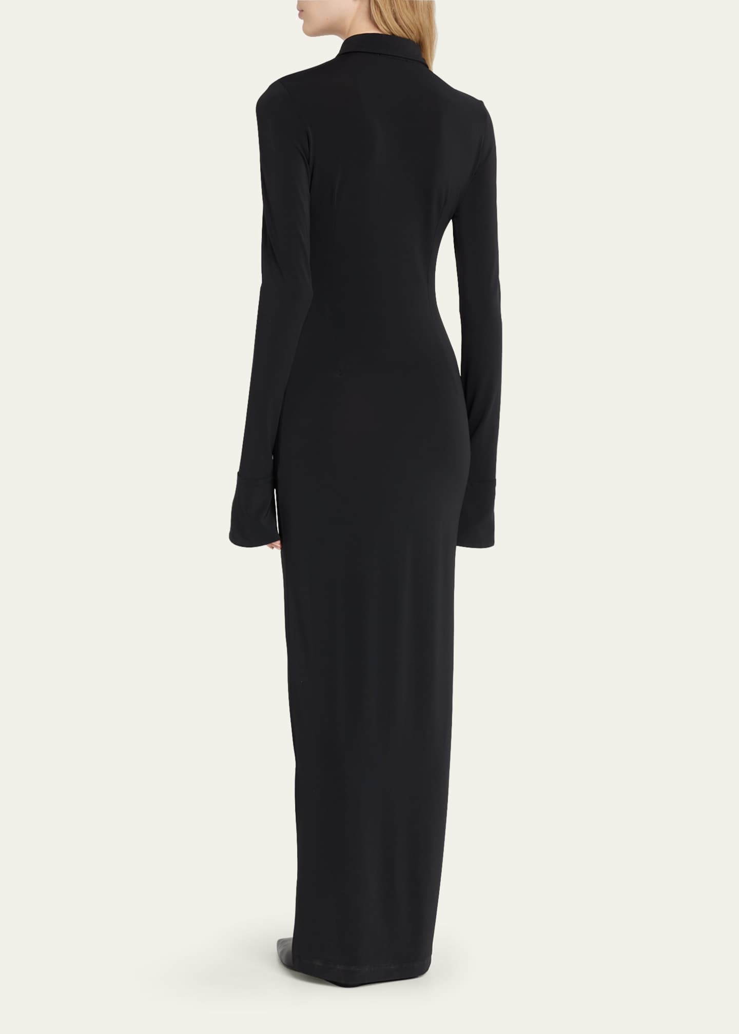 Eterne Georgia Button-Front Maxi Shirtdress - Bergdorf Goodman