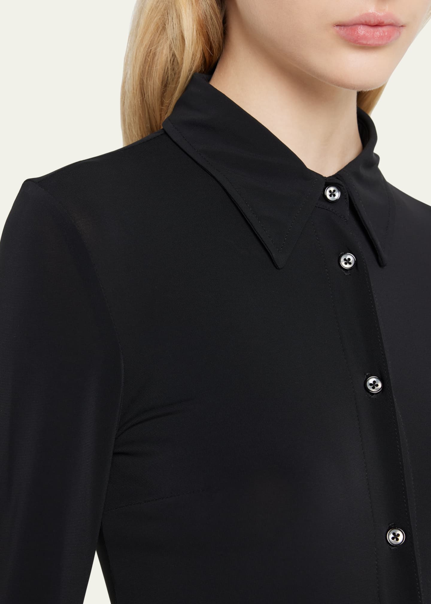 Eterne Georgia Button-Front Maxi Shirtdress - Bergdorf Goodman