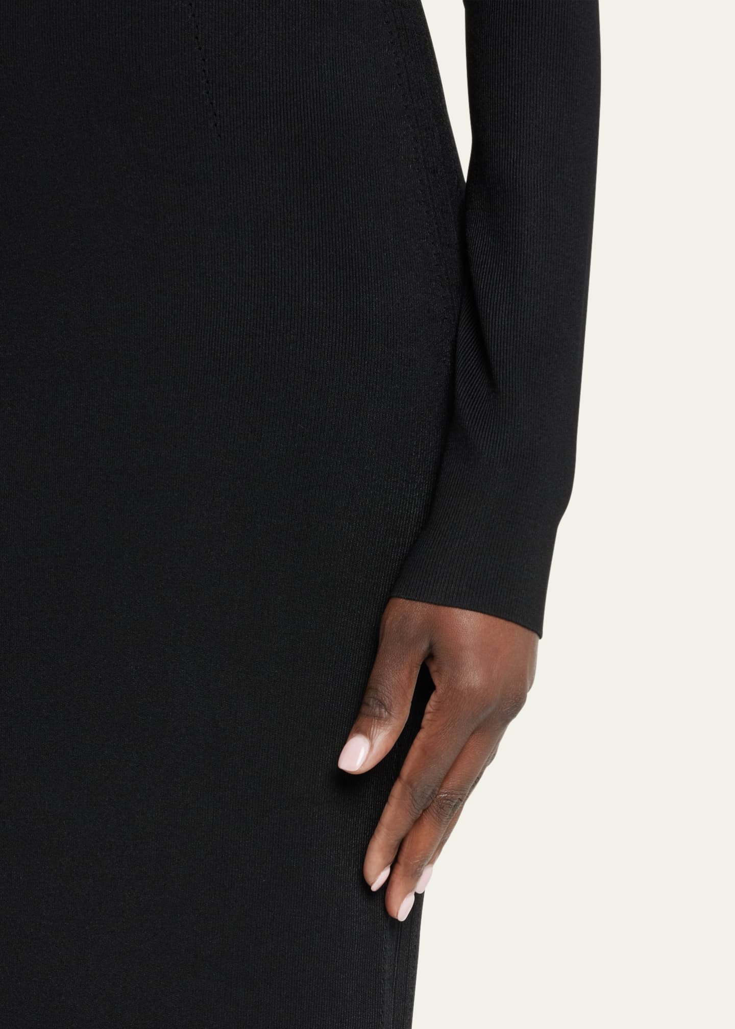 Victoria Beckham VB Body Deep V Midi Dress - Bergdorf Goodman